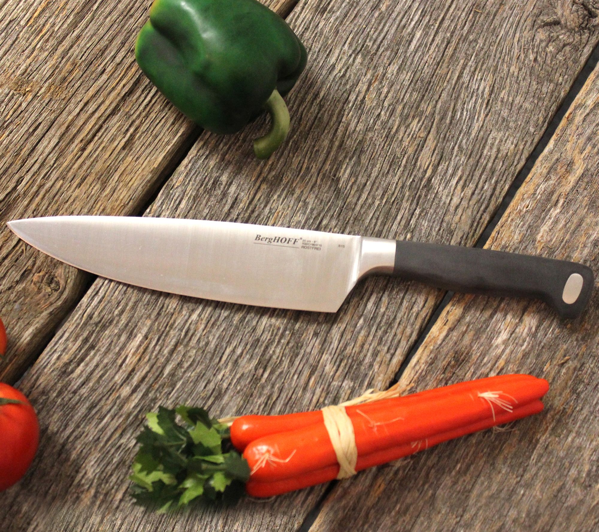 BergHOFF Gourmet 8" Stainless Steel Chef's Knife - QVC.com