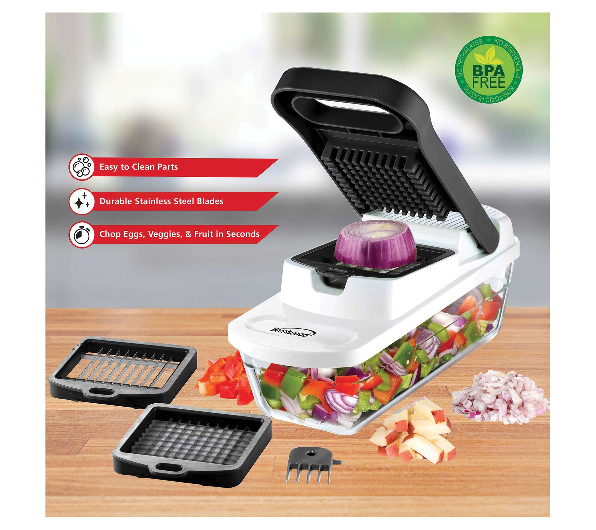 Brentwood Pro Food Chopper and Vegetable Dicer - QVC.com