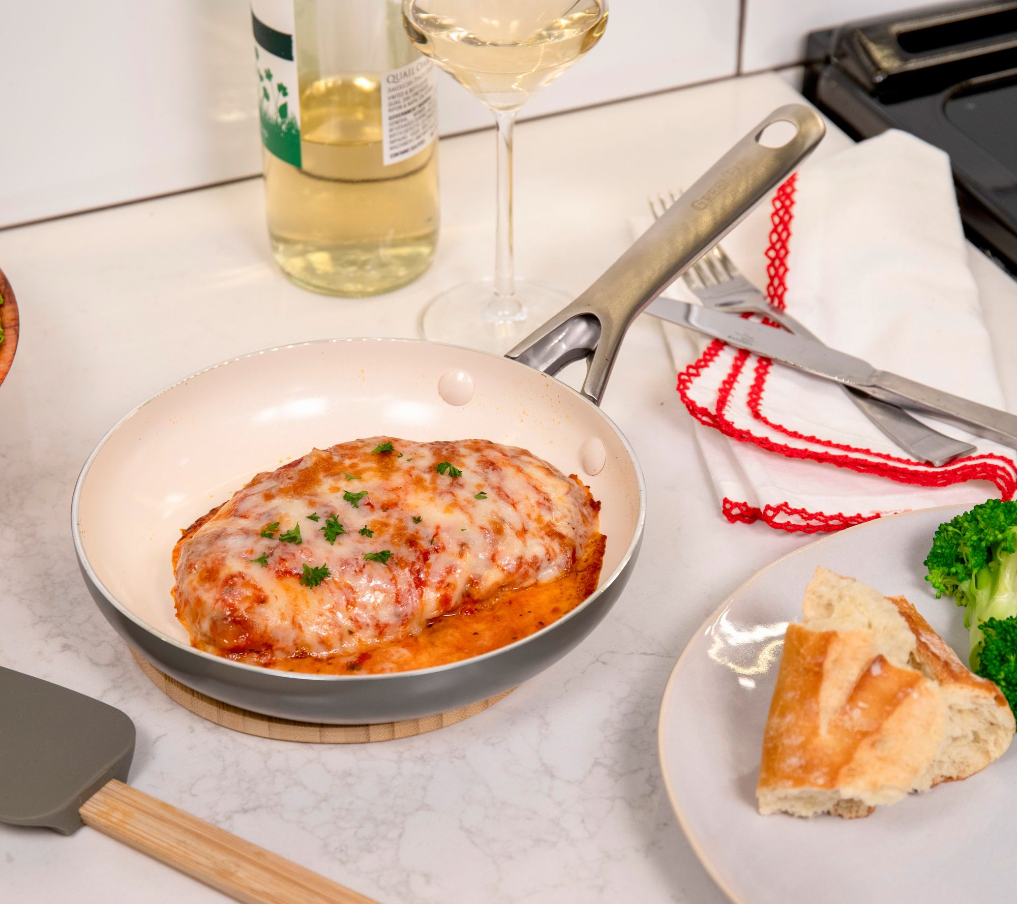 Greenpan Savour Ceramic Nonstick 8" Skillet w/ Spatula - QVC.com