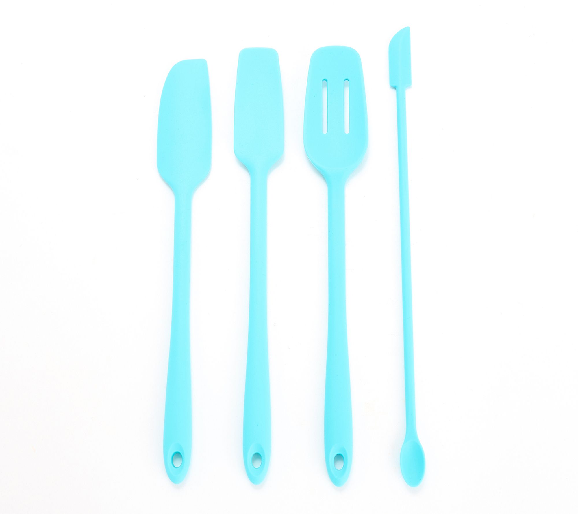"As Is" Prepology Set of 4 Silicone Multi Skinny Spatula Set - QVC.com