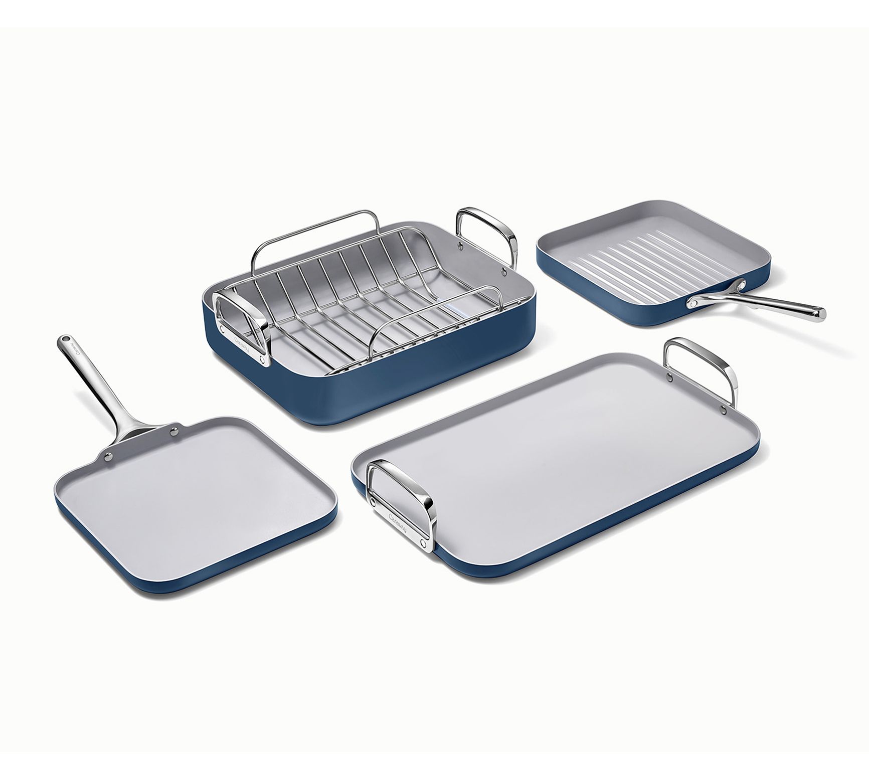 Caraway Home 5pc Square Cookware Set - QVC.com