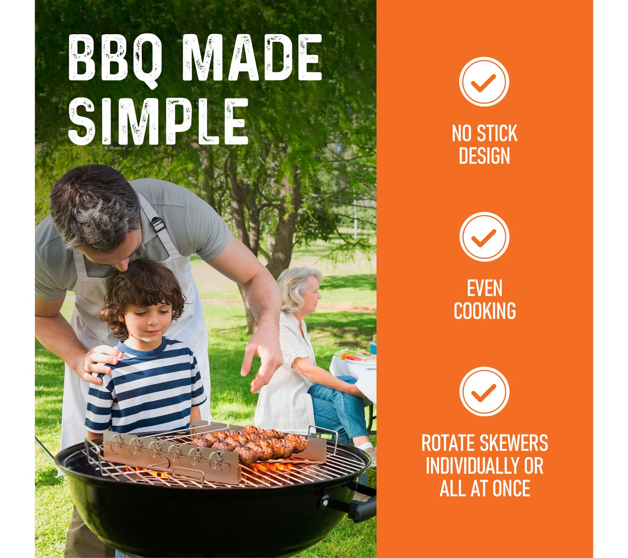 Yukon Glory Rotating Skewer Rack - QVC.com