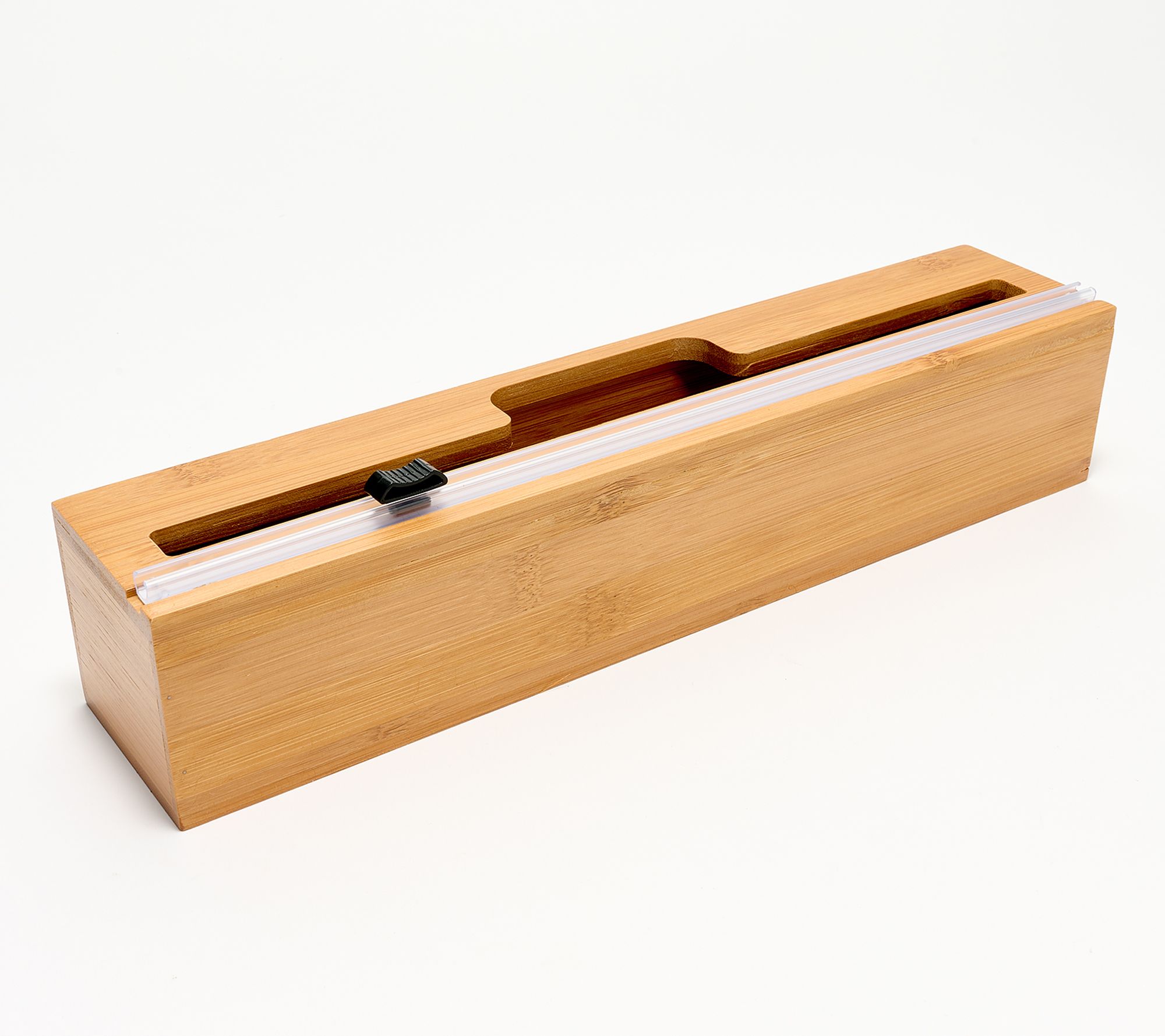 "As Is" Cella 3-Pc Bamboo Foil & Plastic Wrap Organizers w/ Cutters ...