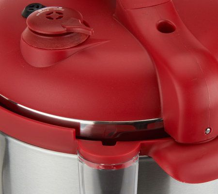 CooksEssentials 4 qt. Round Digital Stainless Steel Pressure Cooker ...