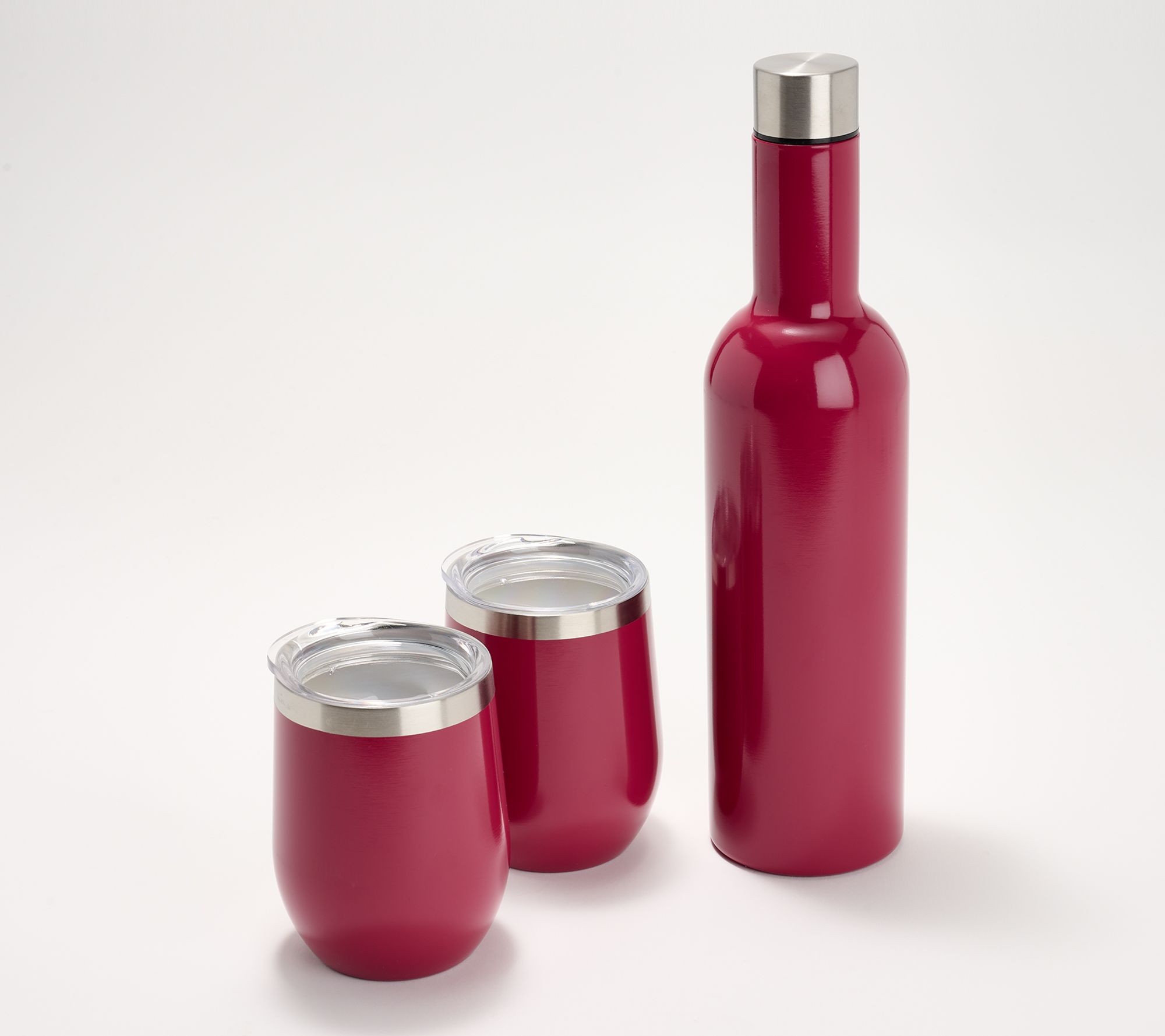 Primula 3 Piece Wine Set 25-oz Growler & (2) 12-oz Tumblers - QVC.com