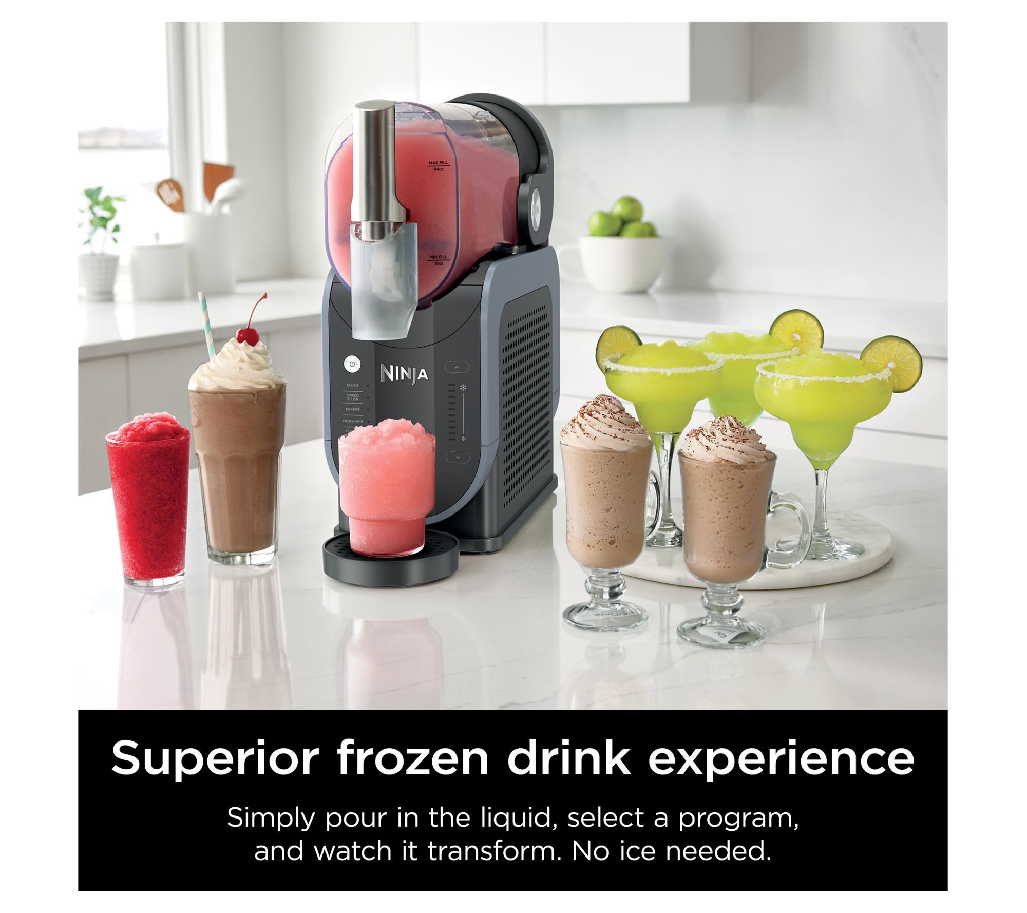 "As Is" Ninja SLUSHI 88-oz Professional Frozen Drink Maker - QVC.com