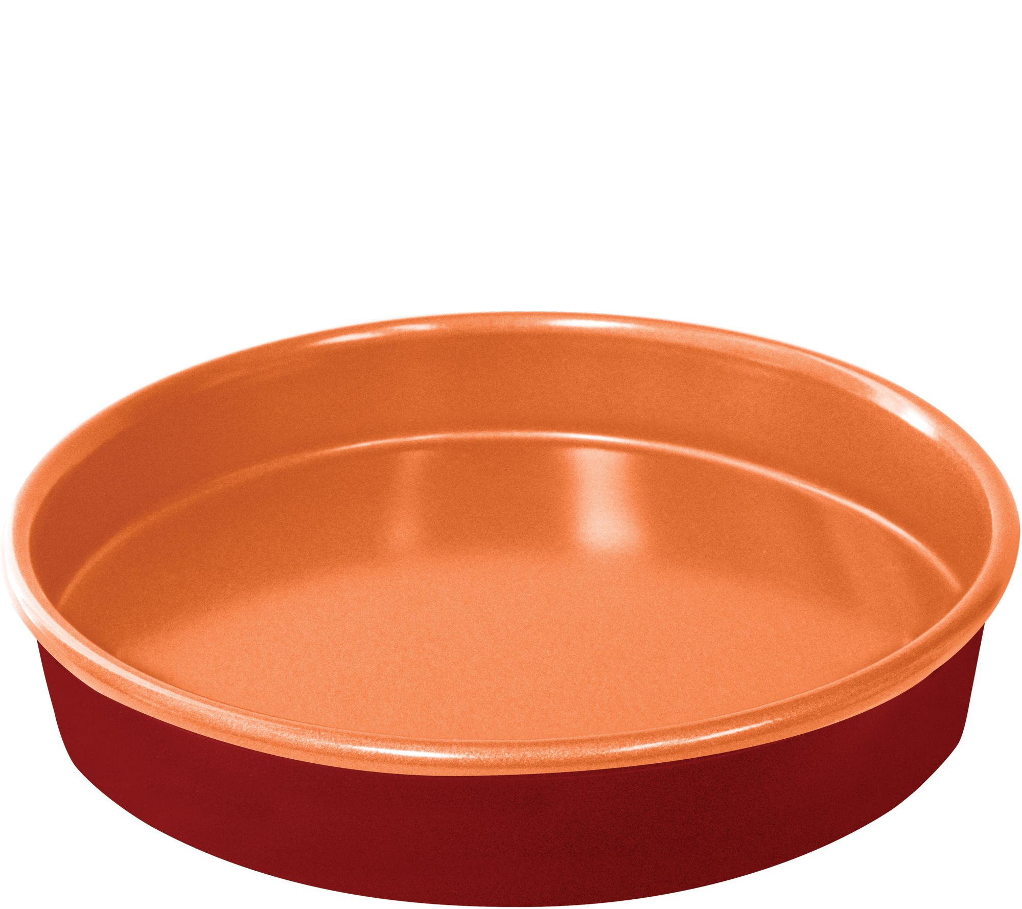 Red Copper Set of (2) 9.5" Round Cake Pans - QVC.com