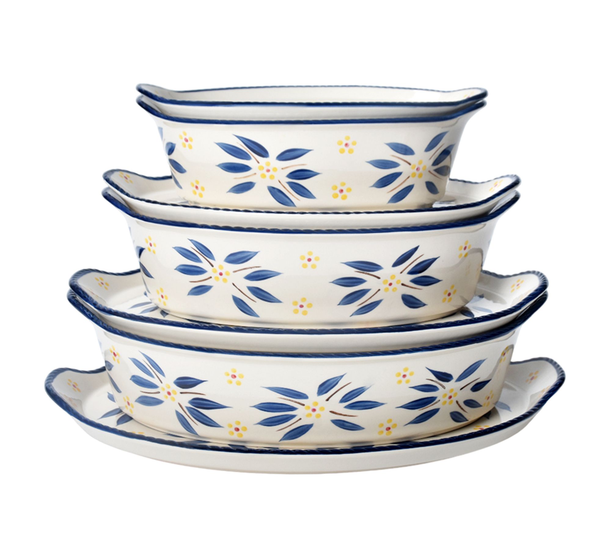 "As Is" Temp- tations Old World 7-Piece Essential Bake and Serve Set ...