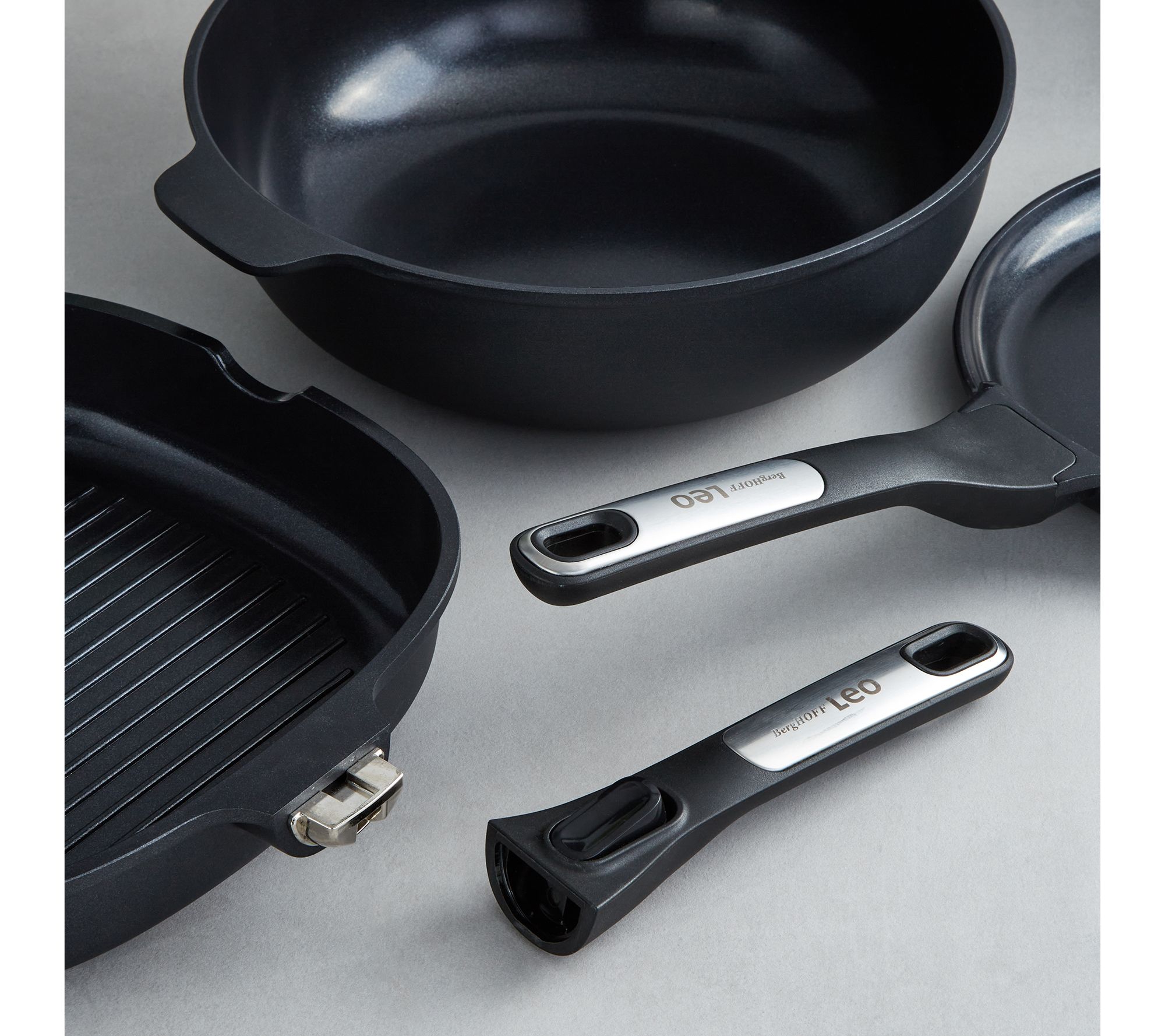 BergHOFF Phantom 3-Pc Nonstick Ceramic Specialty Cookware Set - QVC.com