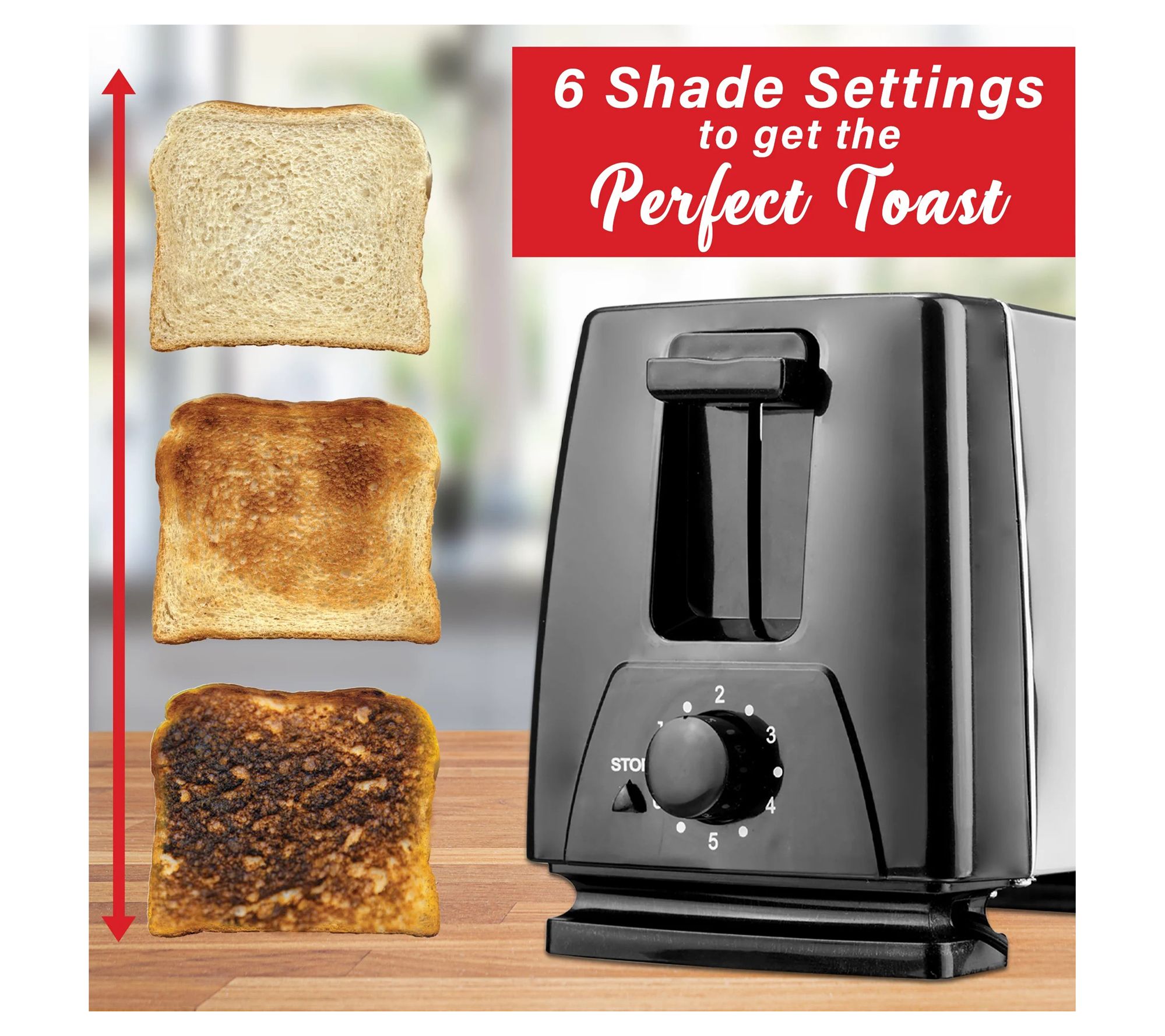 Brentwood 2-Slice Extra Wide Slot Stainless Steel Toaster - QVC.com