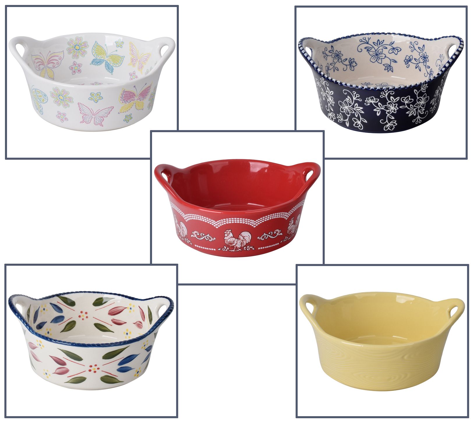 Temp-tations Round Bread Basket with Handles - QVC.com