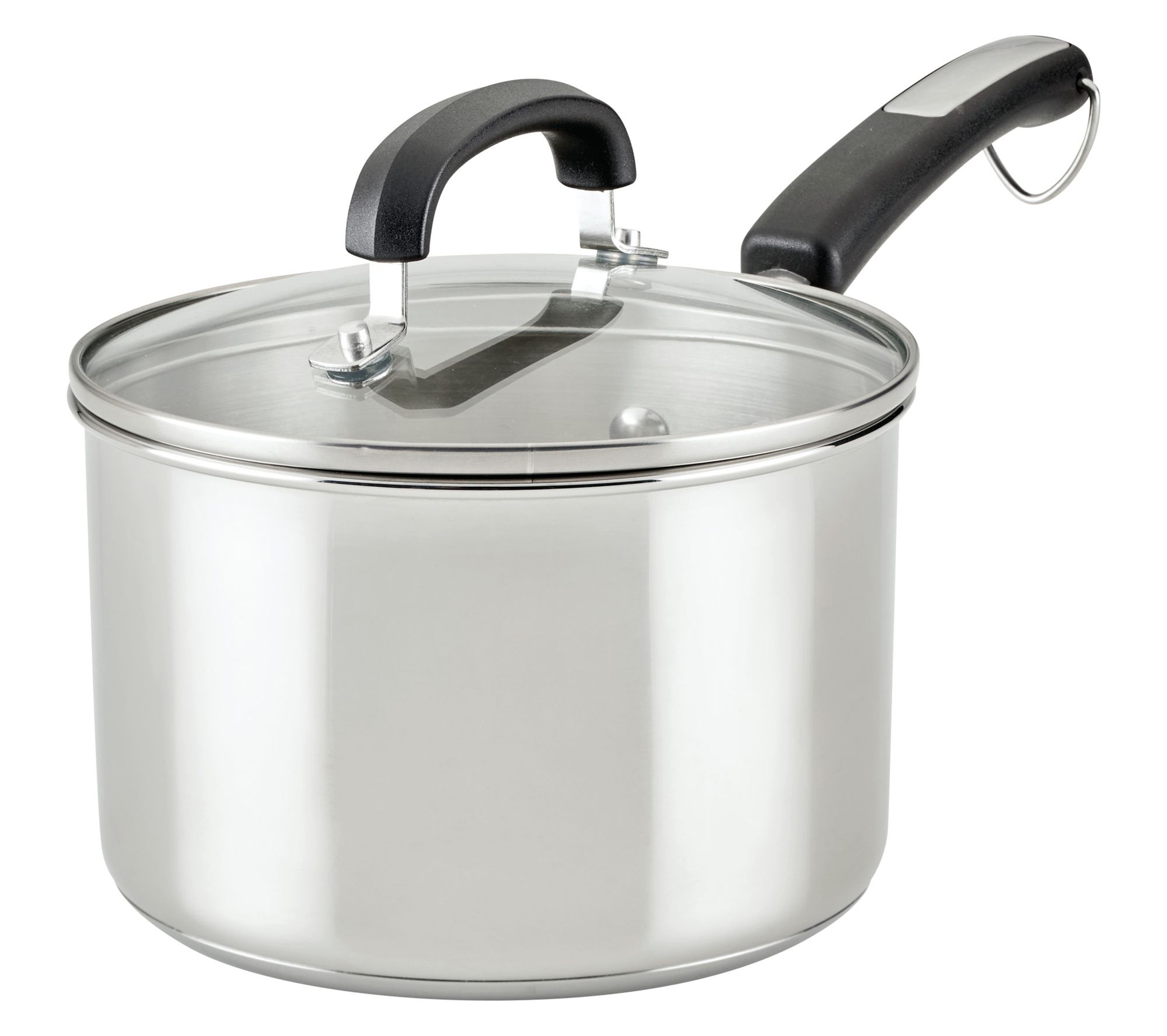 Farberware Bril liance Stainles s Steel Saucepa n with Lid 3 Qt - QVC.com