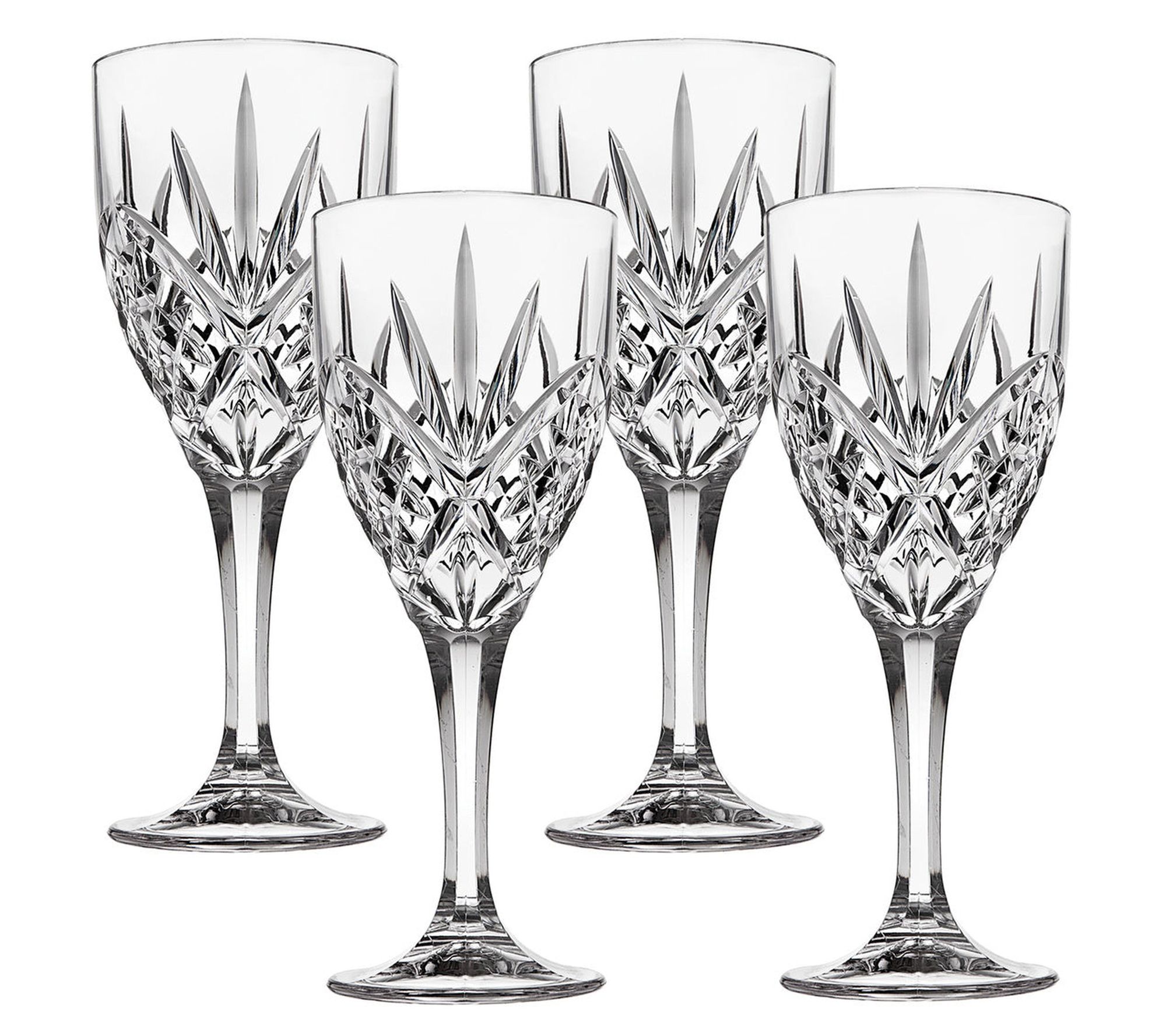 Godinger Set of 4 Dublin Acrylic Goblets - QVC.com