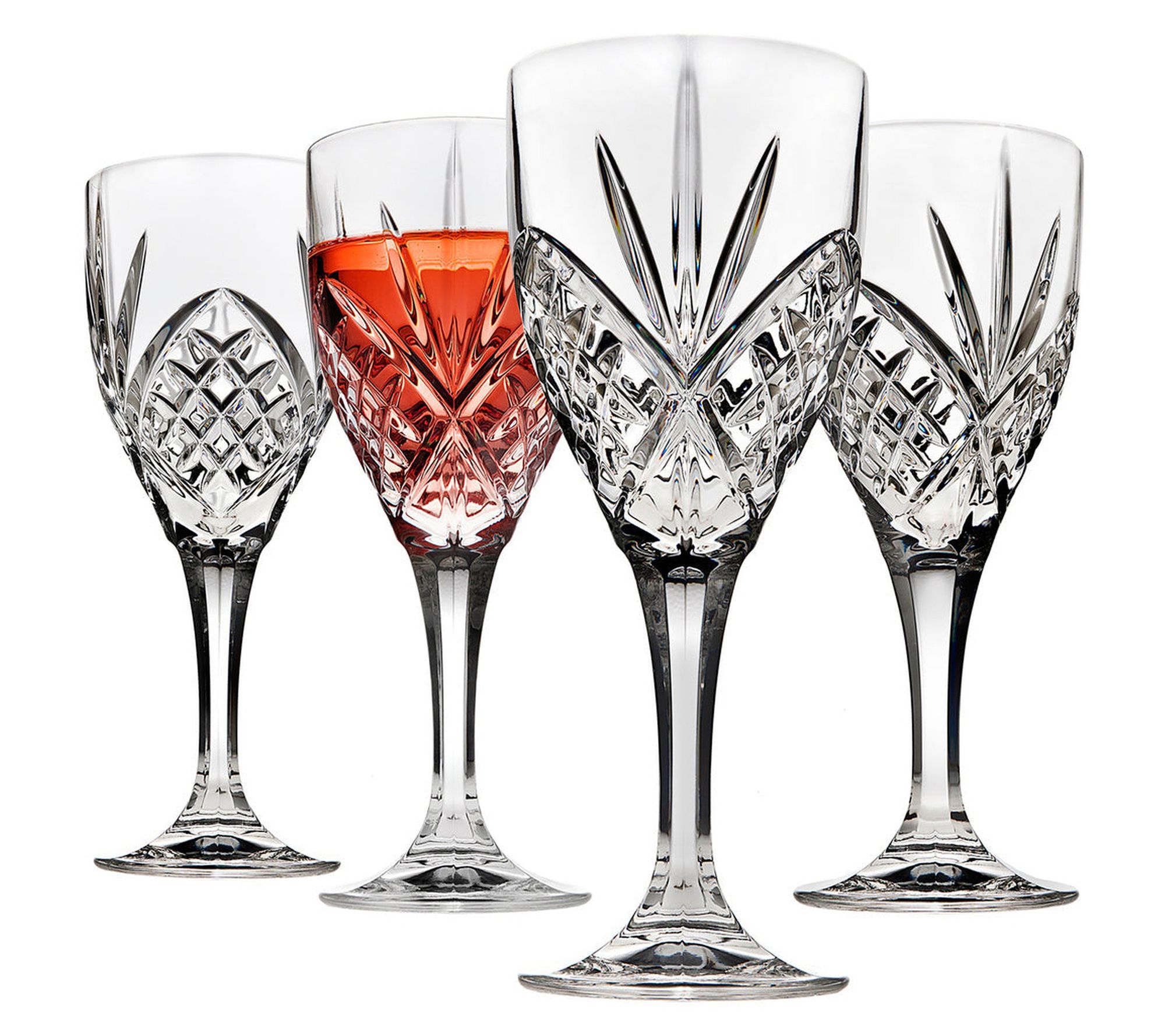 Godinger Set of 4 Dublin Acrylic Goblets - QVC.com