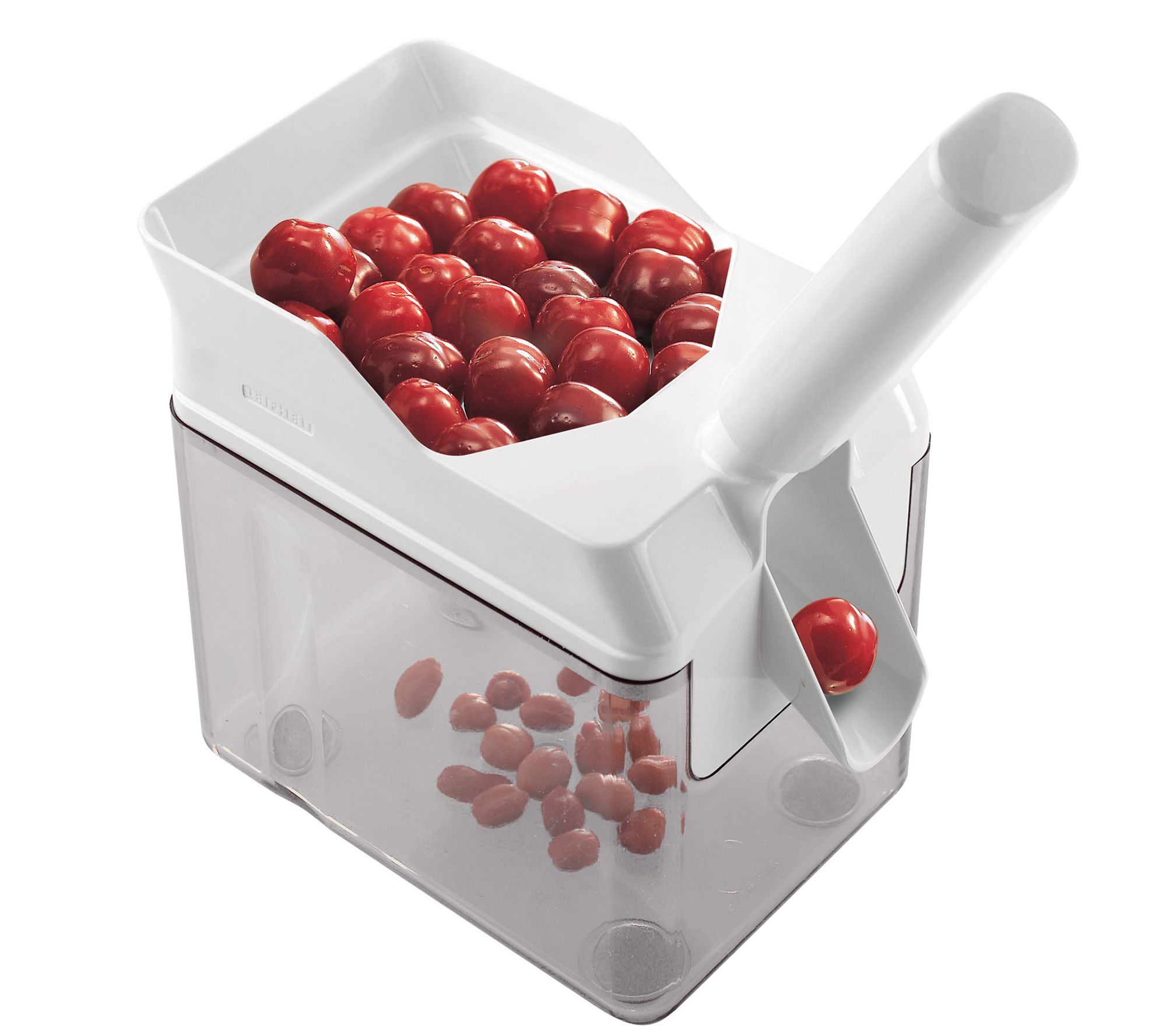 Leifheit High-Volume Cherry Pitter with Pit Collector - White - QVC.com