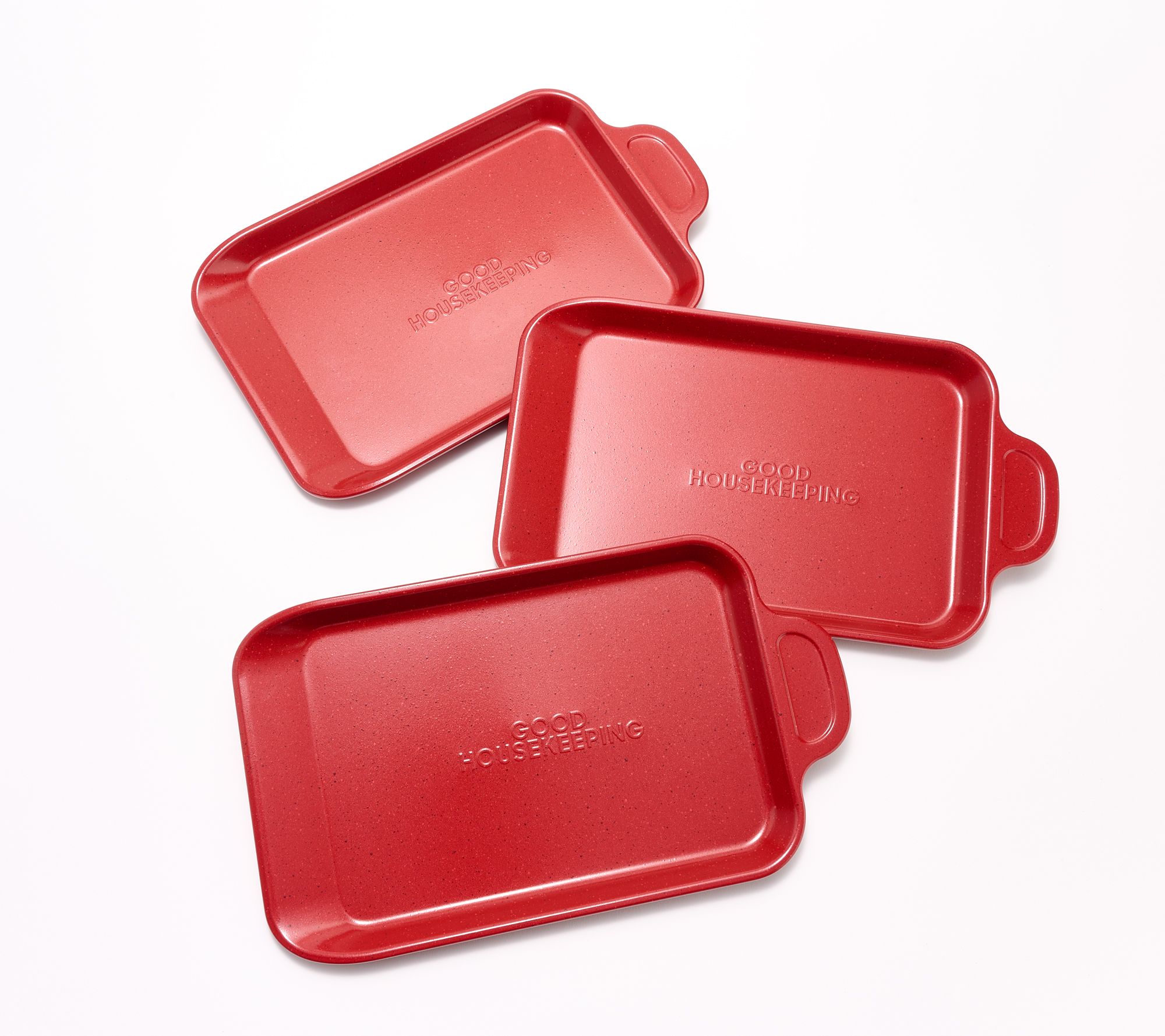 "As Is" Good Housekeeping S/3 Relia-Pan Nonstick Slide Out Pans - QVC.com