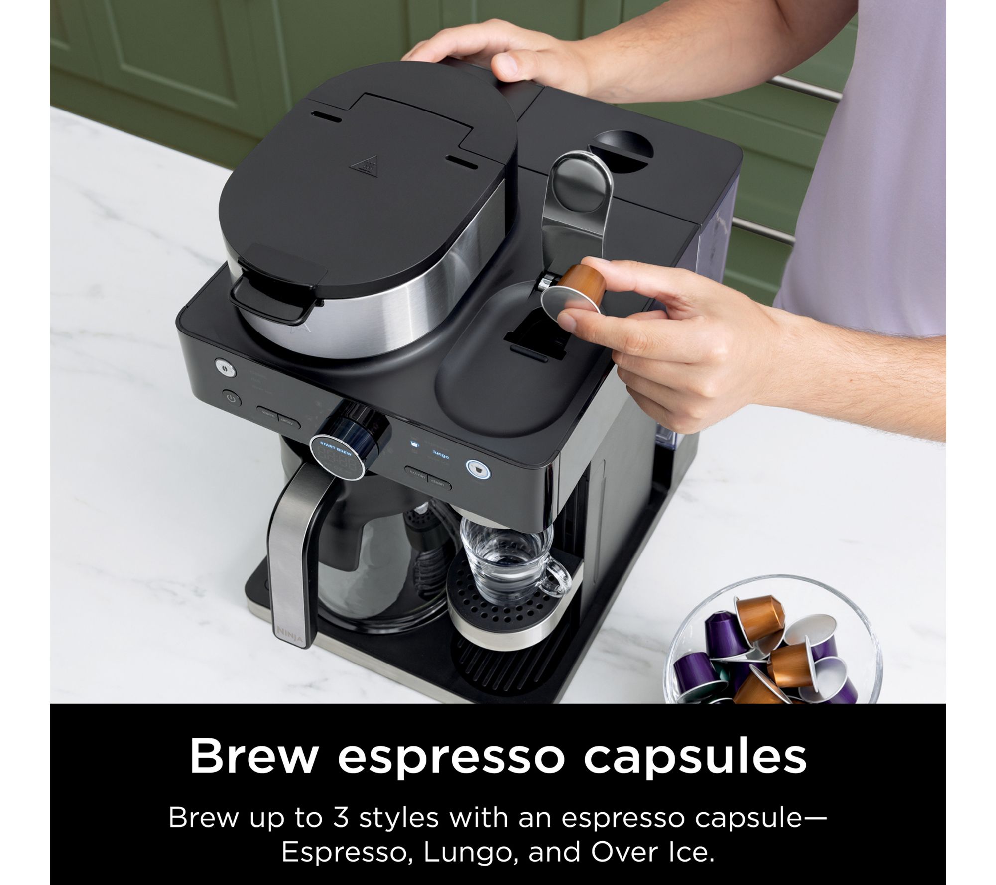 Ninja Espresso & Coffee Barista System w 12-CupCarafe - QVC.com