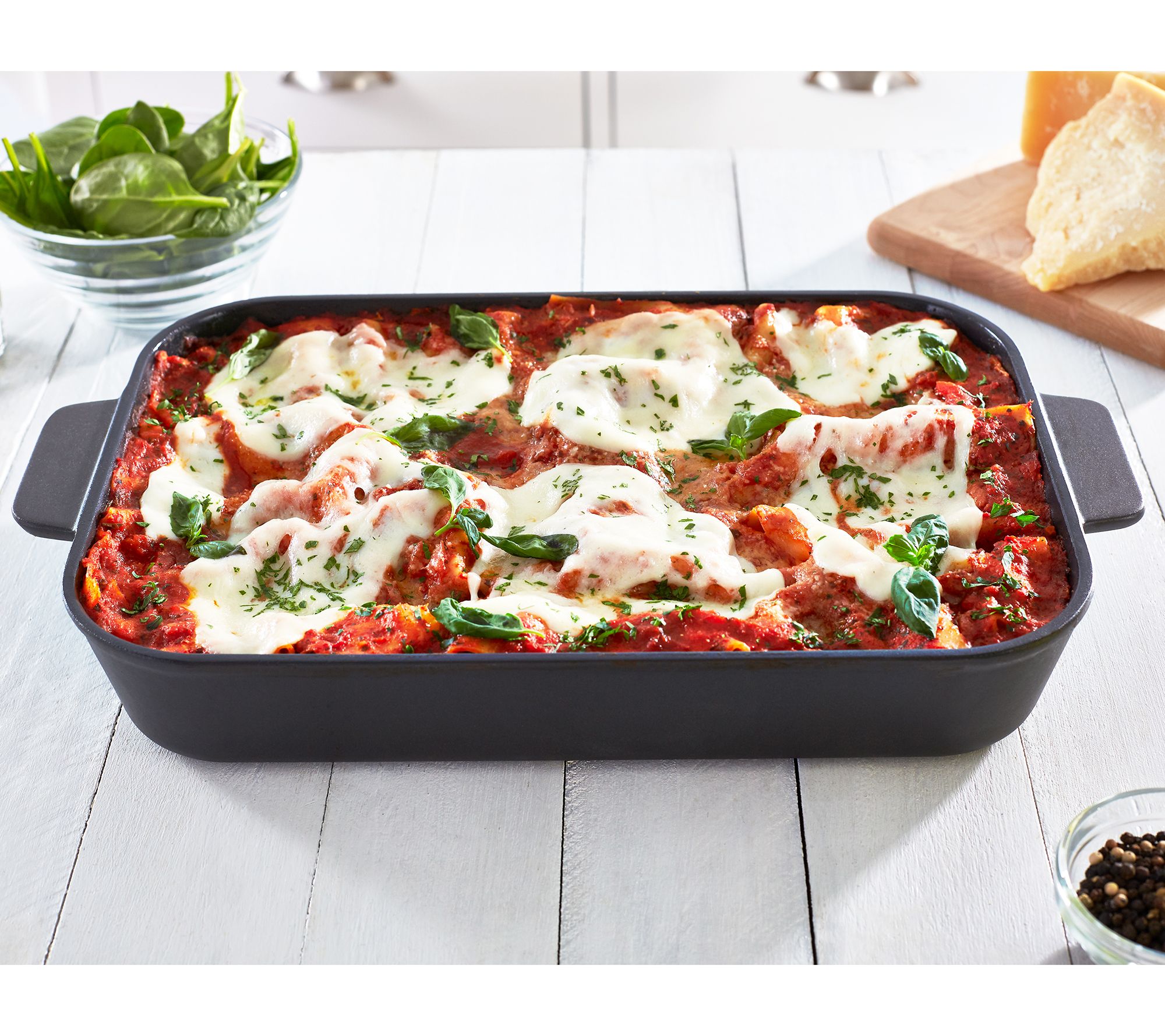 "As Is" Geoffrey Zakarian 9x13" Cast-Iron Nonstick Baker - QVC.com