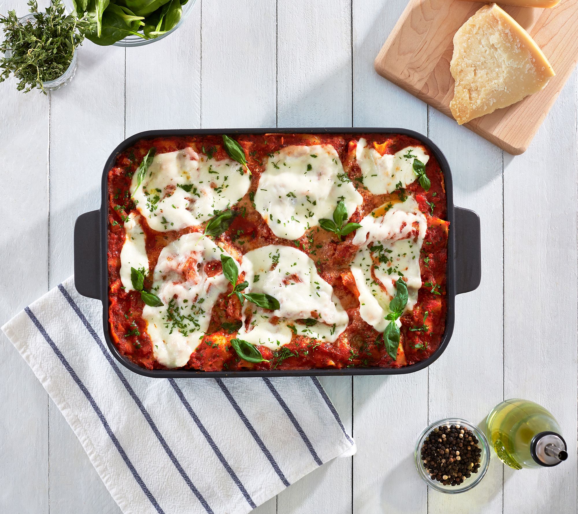 "As Is" Geoffrey Zakarian 9x13" Cast-Iron Nonstick Baker - QVC.com