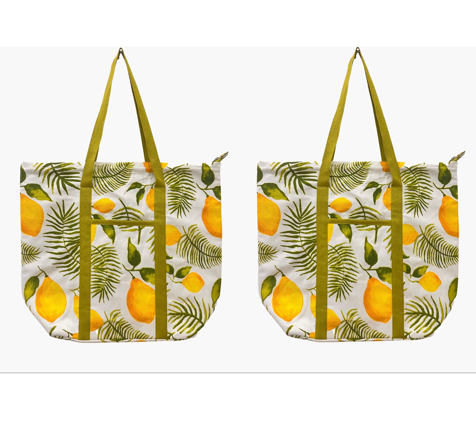 "As Is" Temp- tations Seasonal Set of (2) Insulated Tote Bags - QVC.com