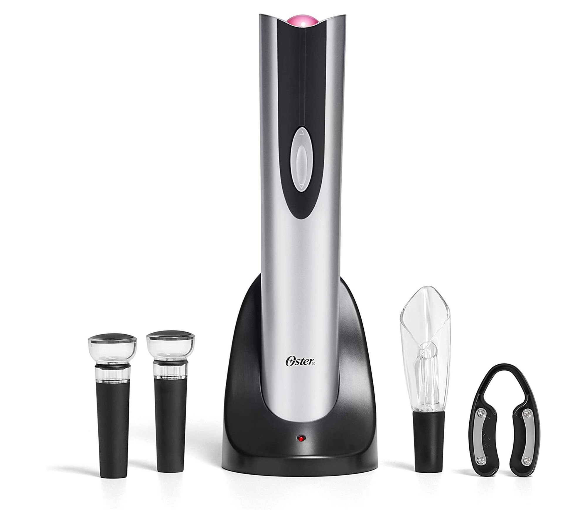 Oster 4 in 1 Cordless Wine Opener Kit - QVC.com