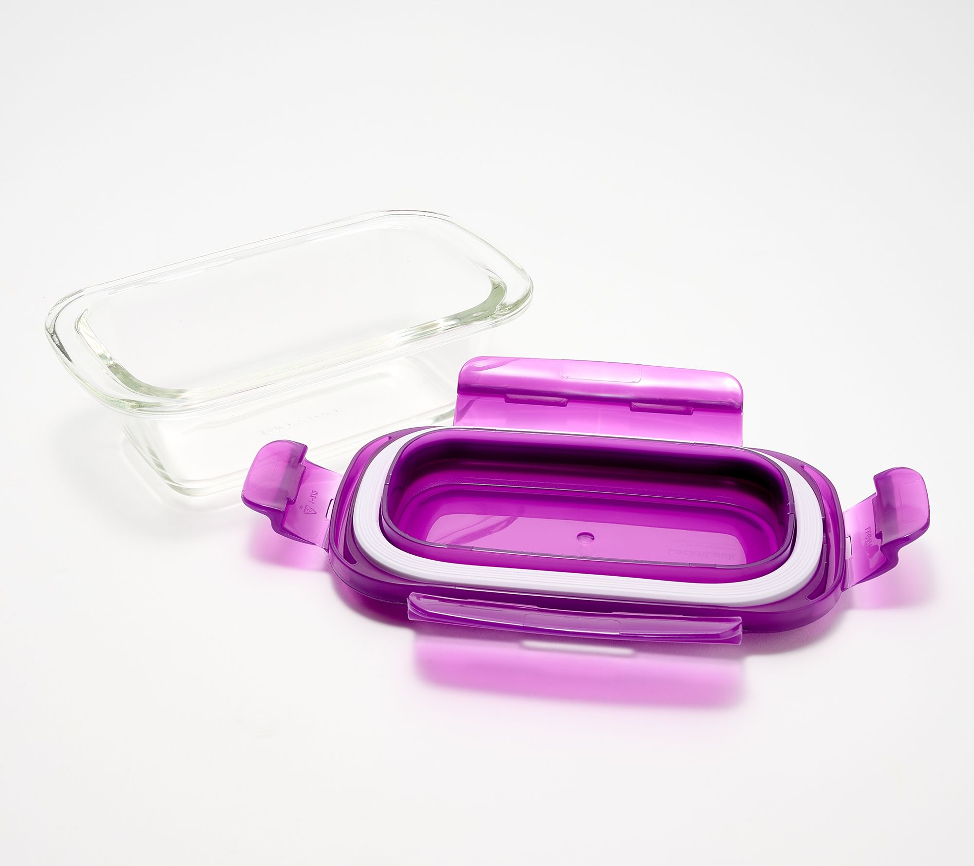 LocknLock Set of (4) 1-Cup Mini Glass Loaf Baking Dishes - QVC.com