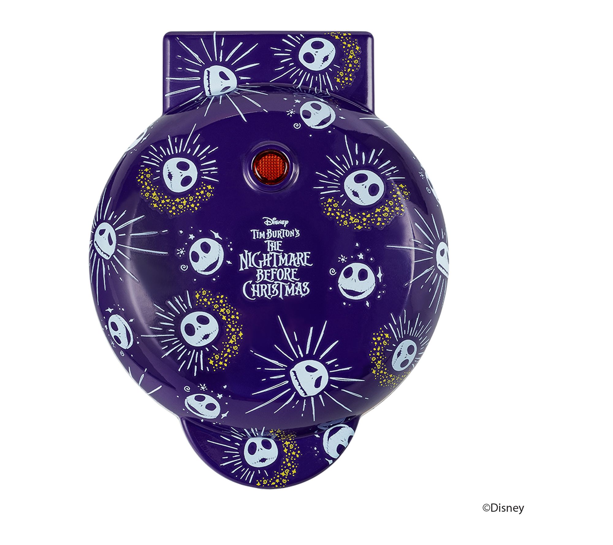 Uncanny Brands Jack Skellington Mini Waffle Mak er - QVC.com