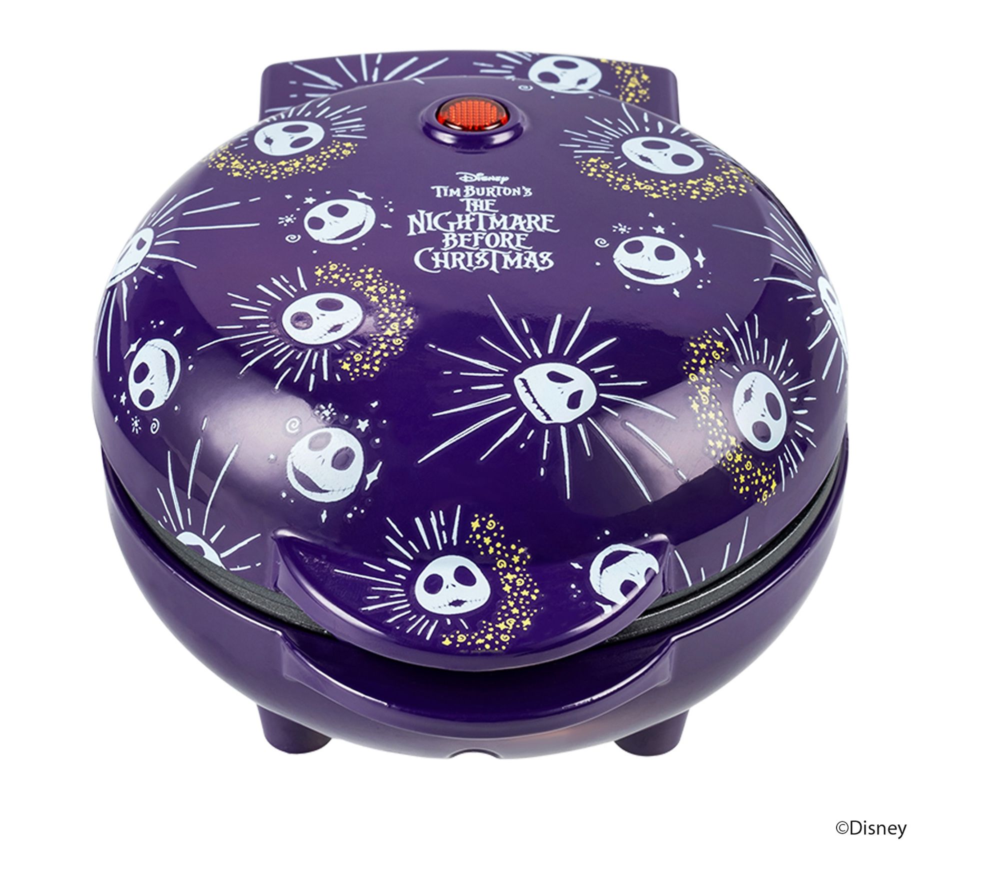 Uncanny Brands Jack Skellington Mini Waffle Mak er - QVC.com