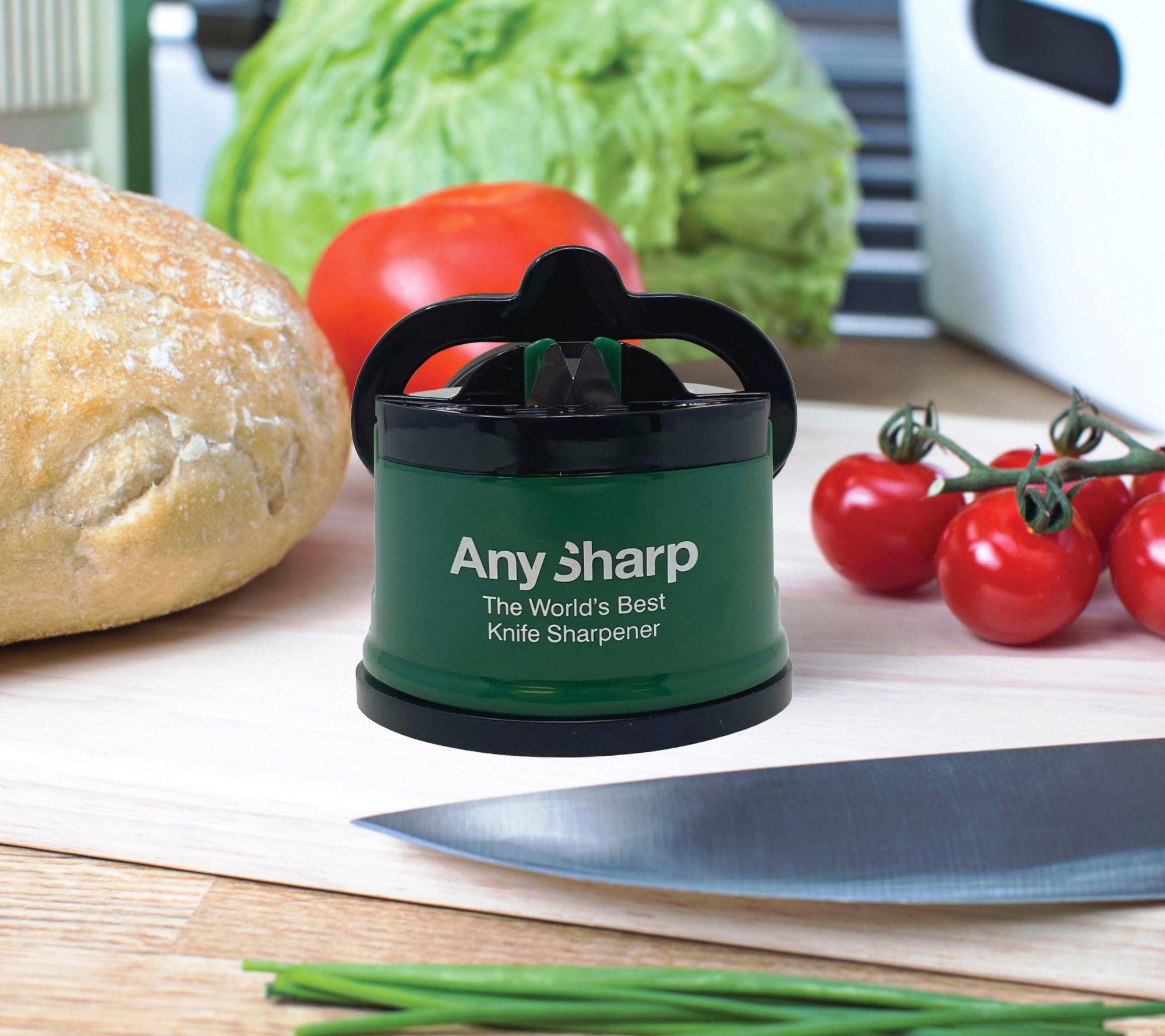 AnySharp Editions Knife Sharpener - QVC.com