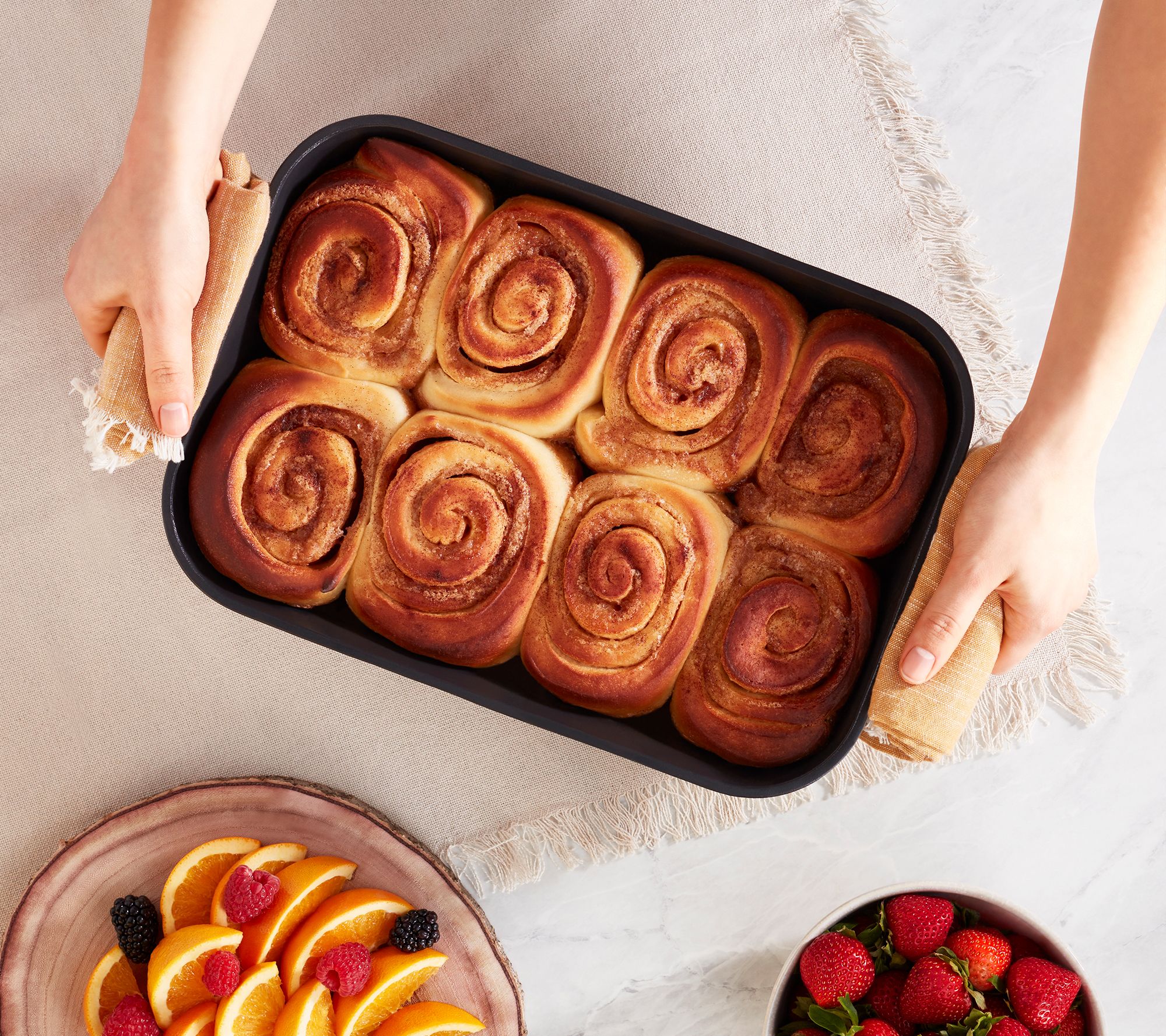 Zakarian by Dash 9 x 13 Cast Iron Baker - QVC.com