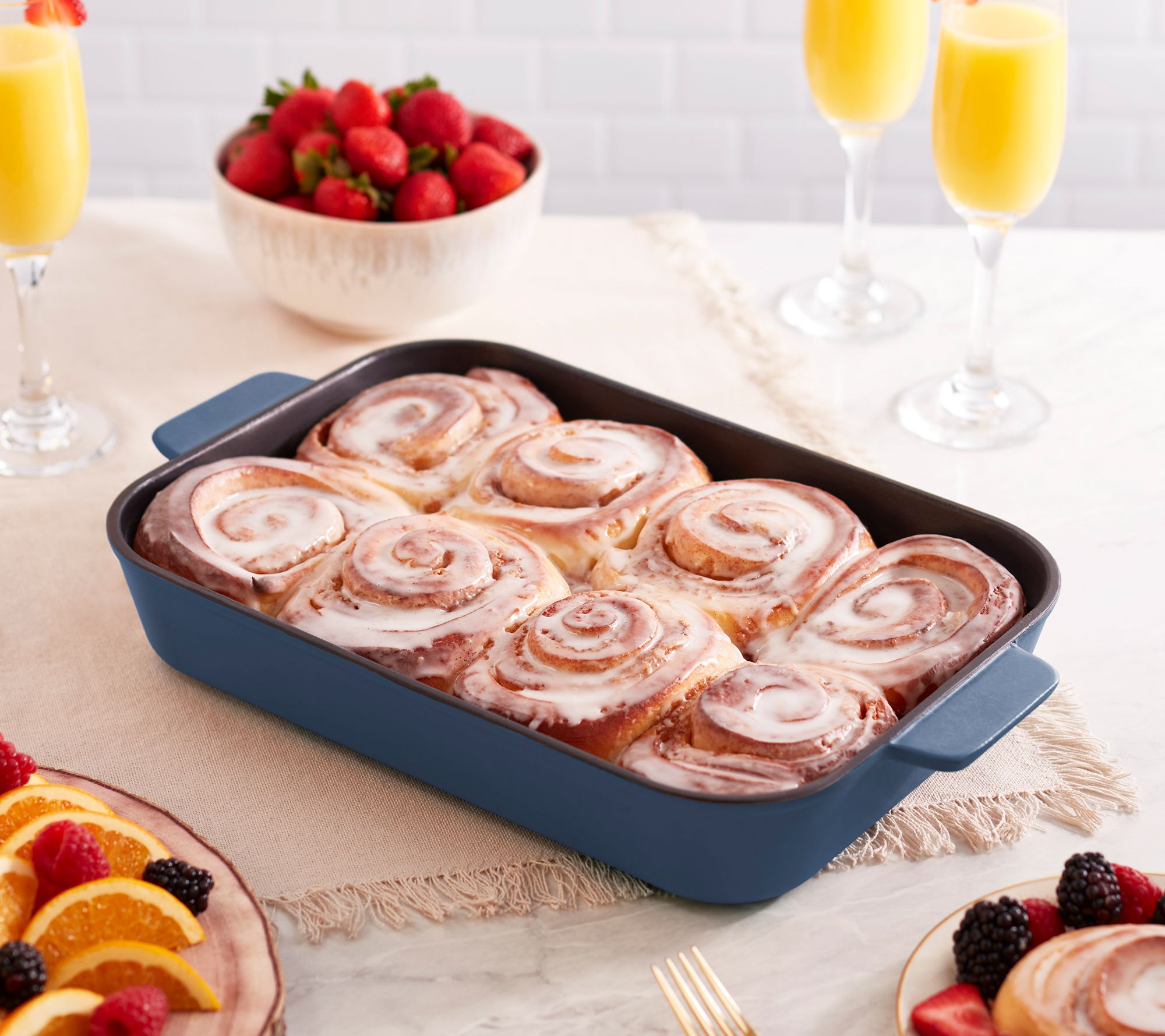 Zakarian by Dash 9 x 13 Cast Iron Baker - QVC.com