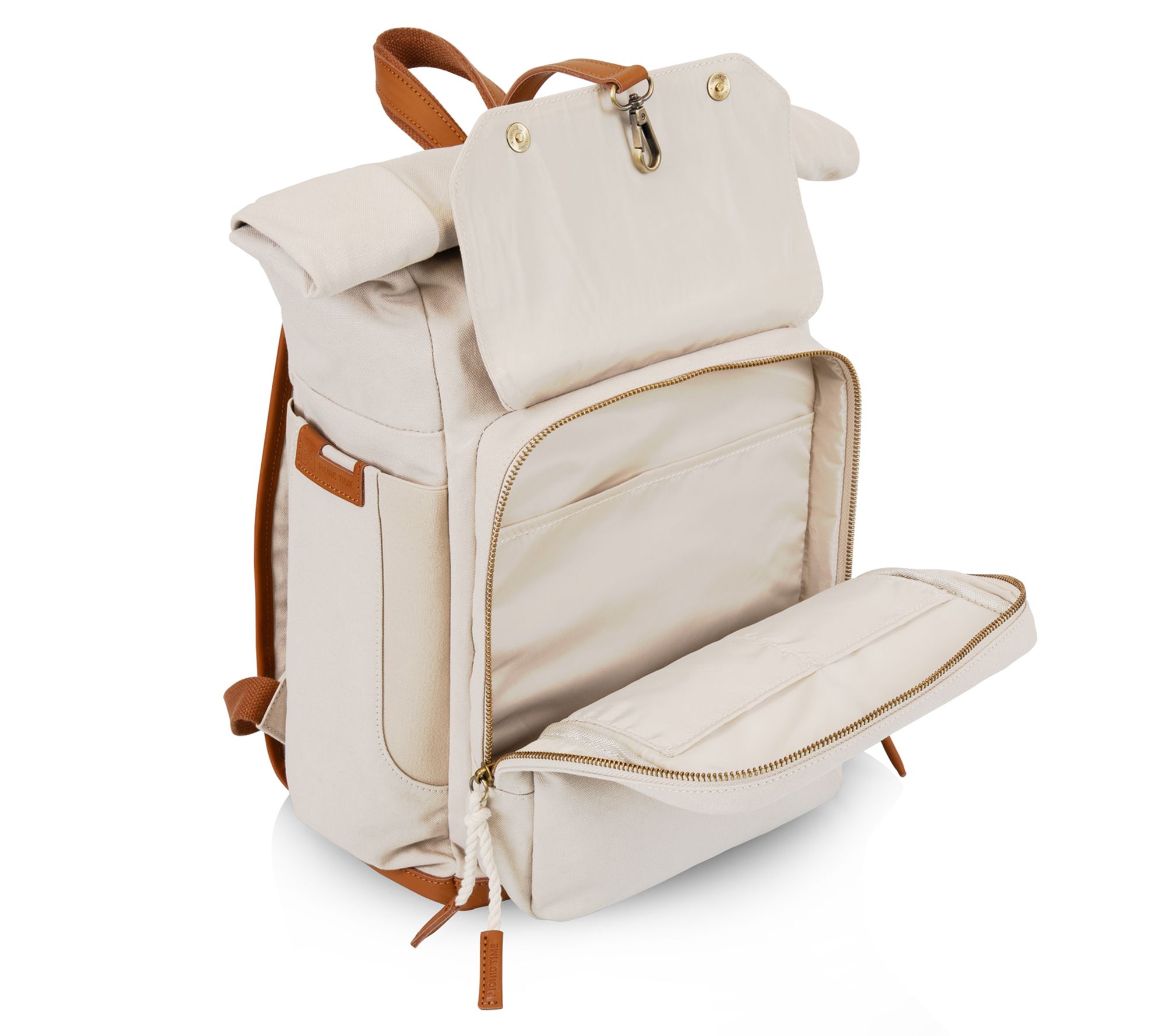 Picnic Time Roll Top Picnic Backpack Cooler - QVC.com