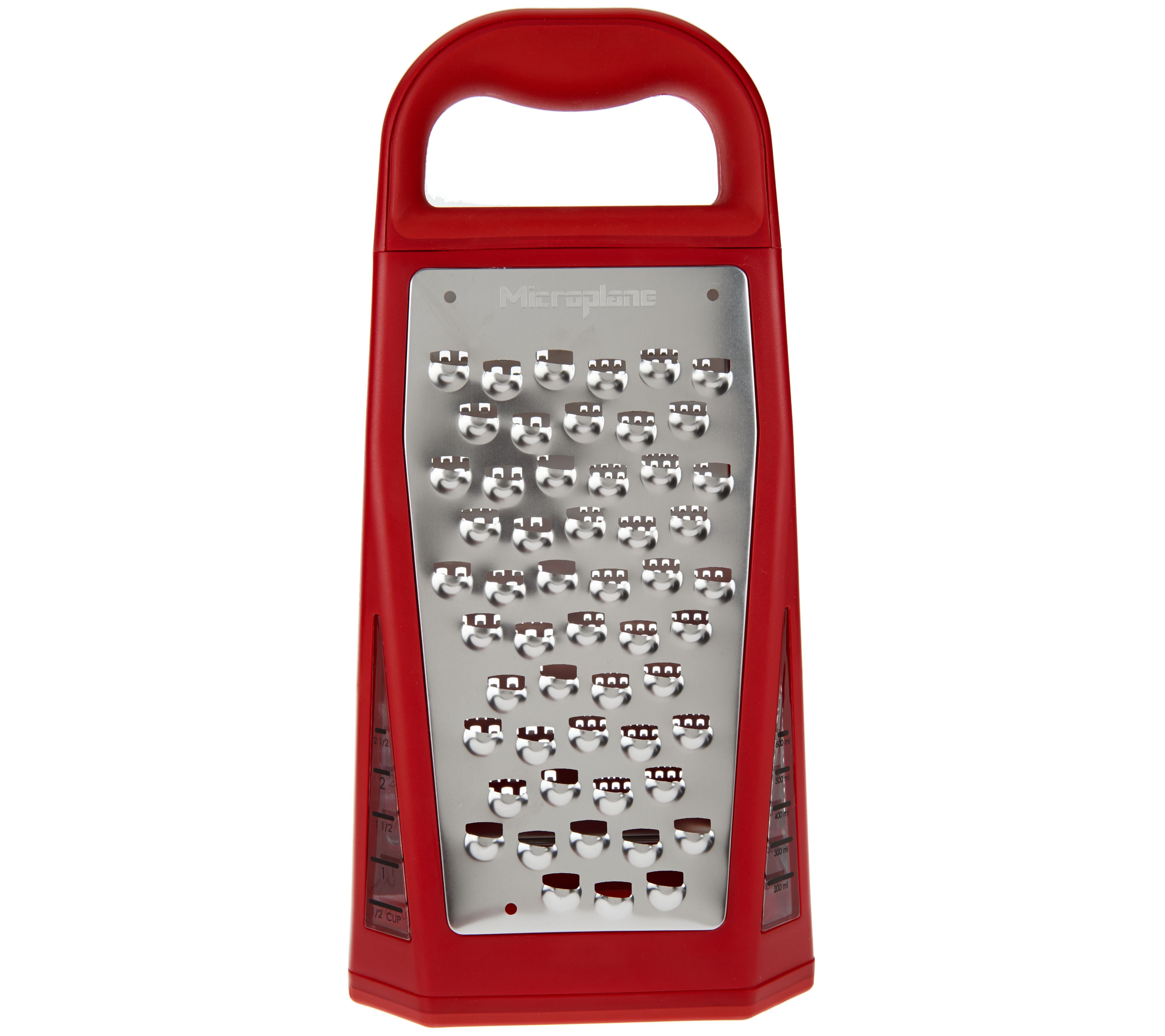 Microplane Elite Box Grater with 5 Grating Blades - QVC.com
