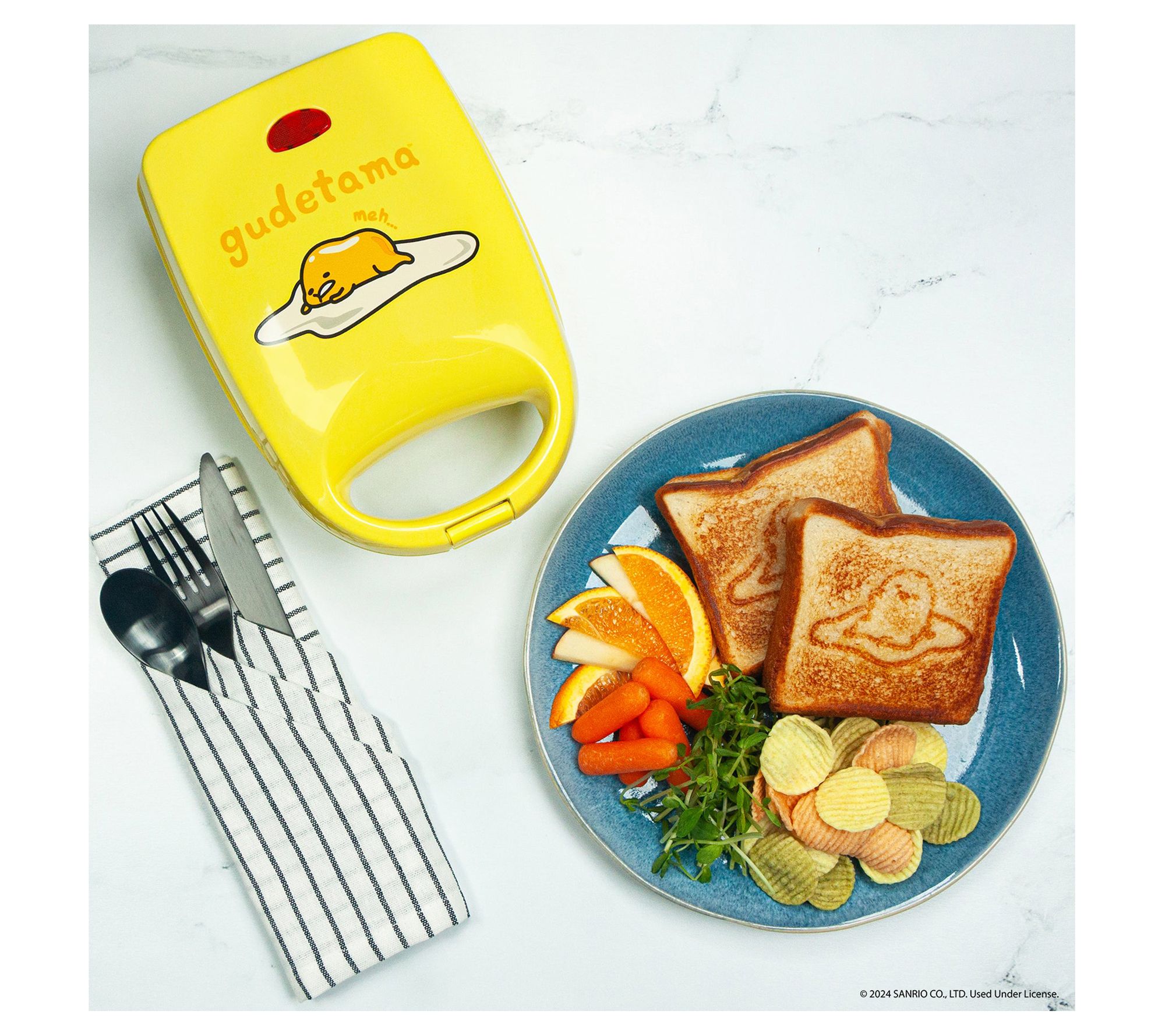 Uncanny Brands Gudetama Single Sandwich Maker - QVC.com