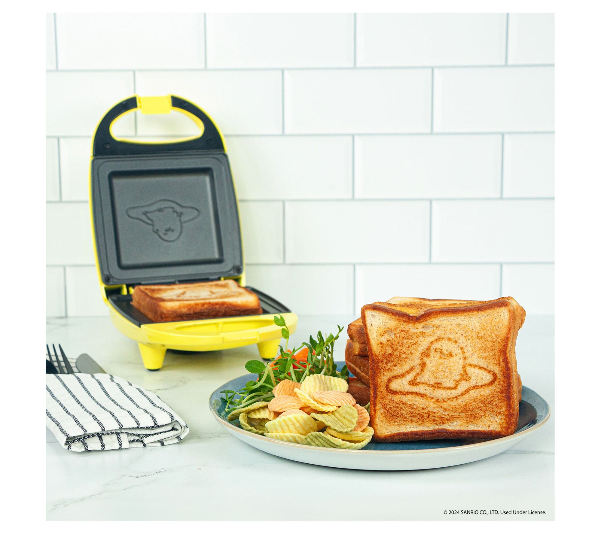 Uncanny Brands Gudetama Single Sandwich Maker - QVC.com