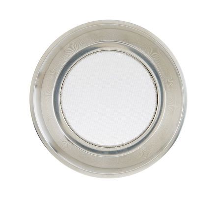 Blue Jean Chef Set of 2 9" Stainless Steel Mesh Bottom Pie Pans - QVC.com