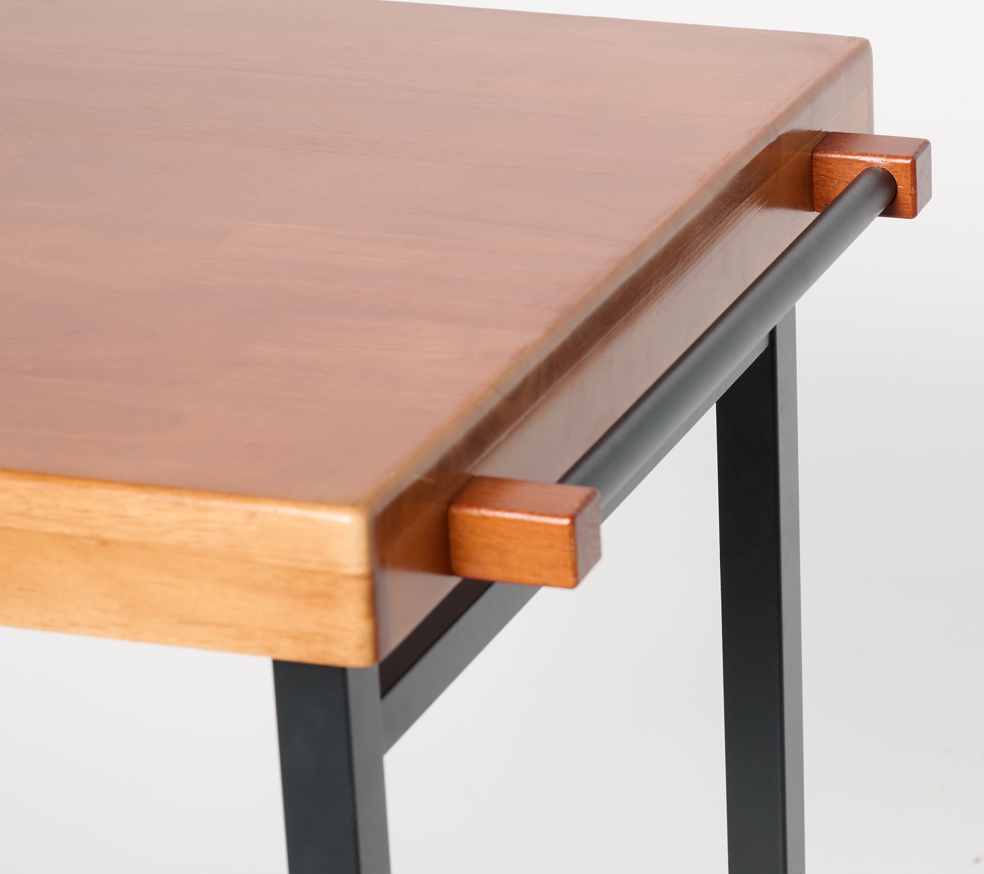 "As Is" Cella 3-Tier Oak Wood Rectangular Folding Kitchen Cart - QVC.com