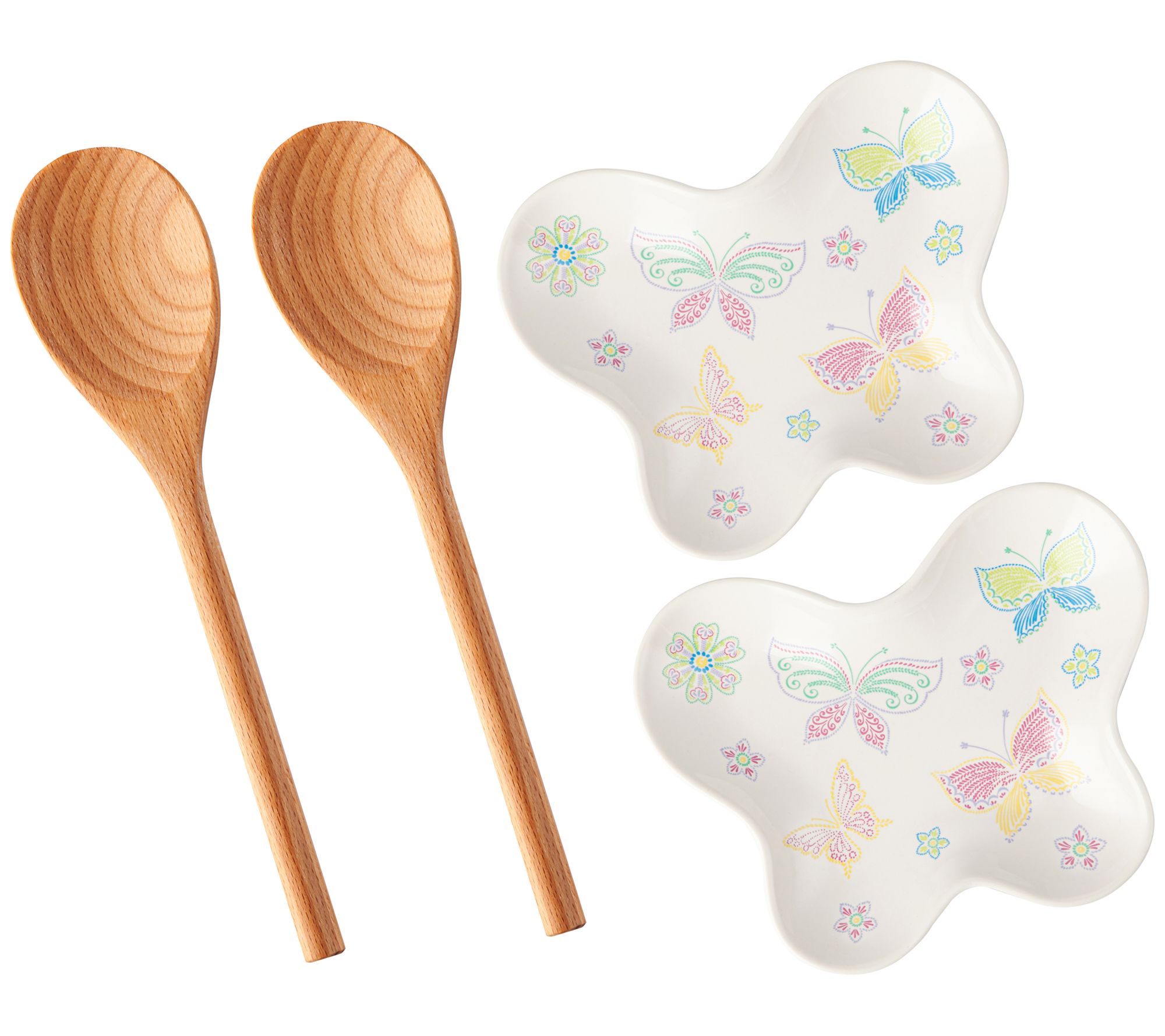 "As Is" Temp-tations Seasonal Set/2 Figural Spoon Rest with Spoon - QVC.com