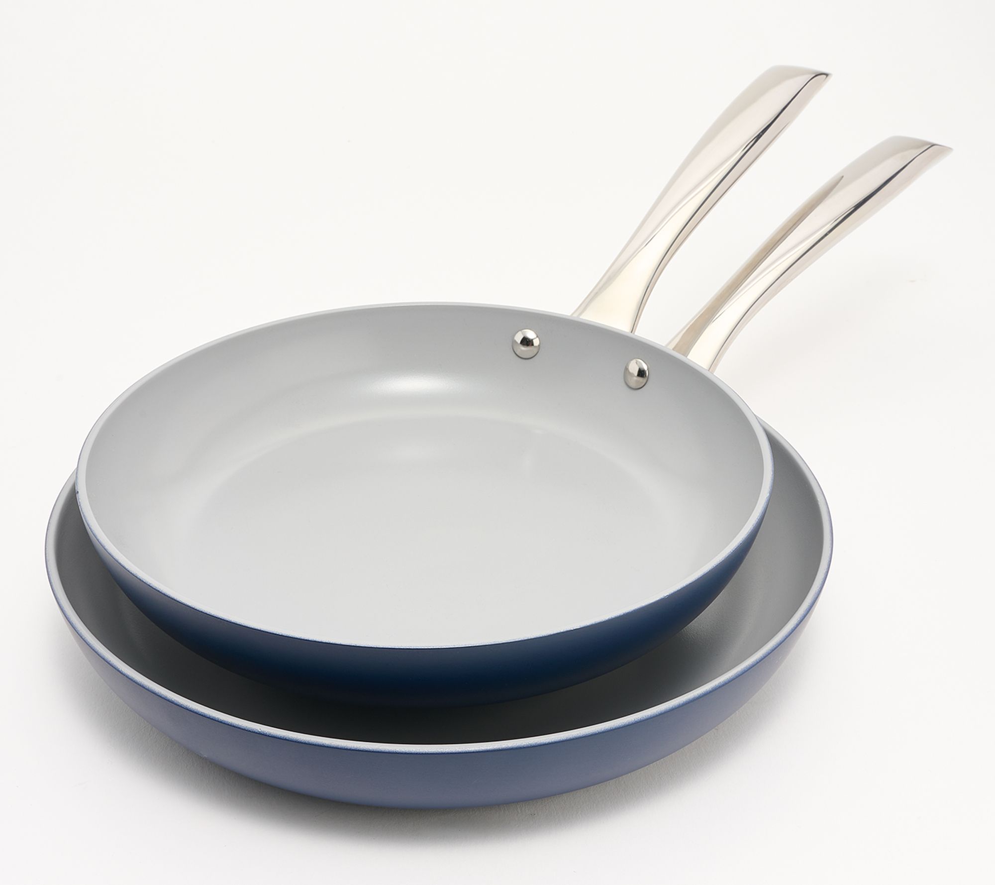 "As Is" Technique Hard Anodized Nonstick 2-Pc Fry Pan Set - QVC.com