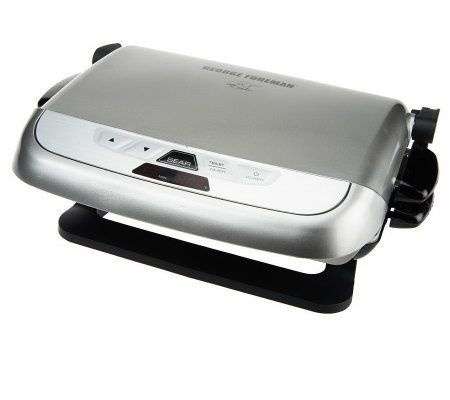 George Foreman 5 Serving Evolve Grill w/Sear Function & Addl. Plates ...
