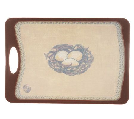 Blue Jean Chef Set of 3 Deco Rooster Cutting Boards with Microban - QVC.com