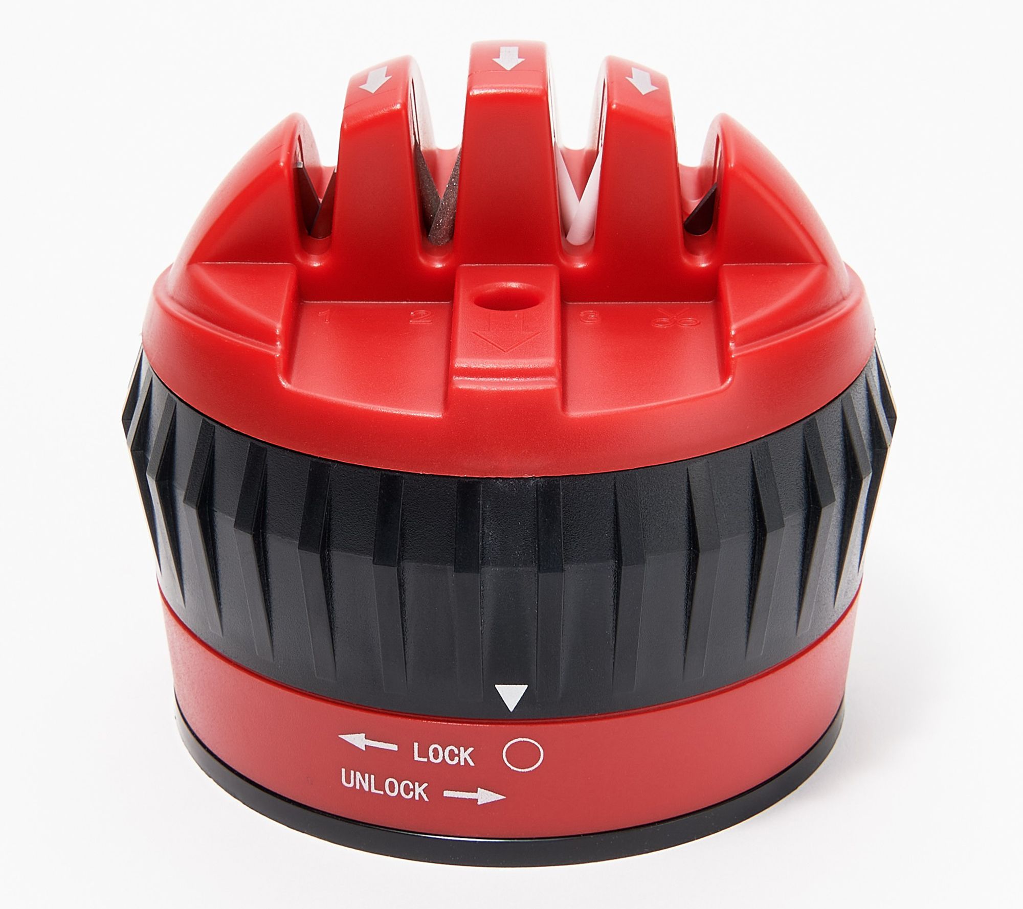 Chefologist 3 Stage Knife Sharpener With Scissor Sharpener QVC