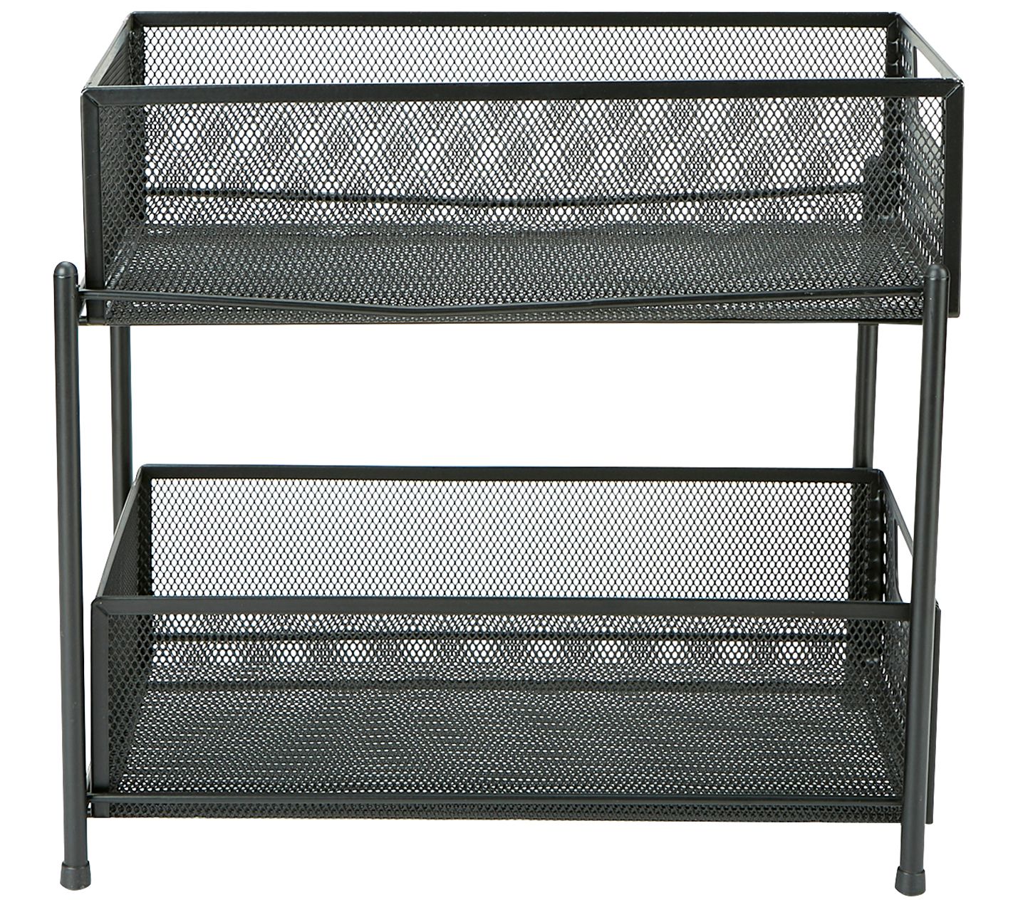 Mind Reader 2-Tier Metal Mesh Heavy Duty Organizer Drawer - QVC.com