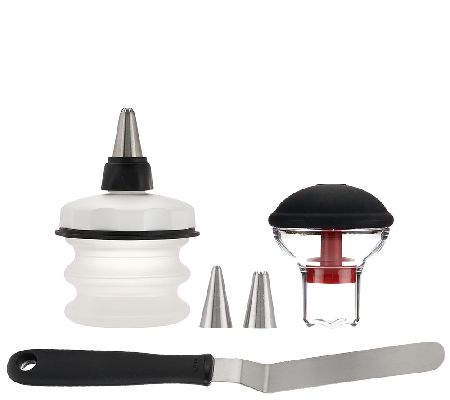 OXO Good Grips 6-piece Cupcake, Muffin and Cookie Decorating Set - QVC.com