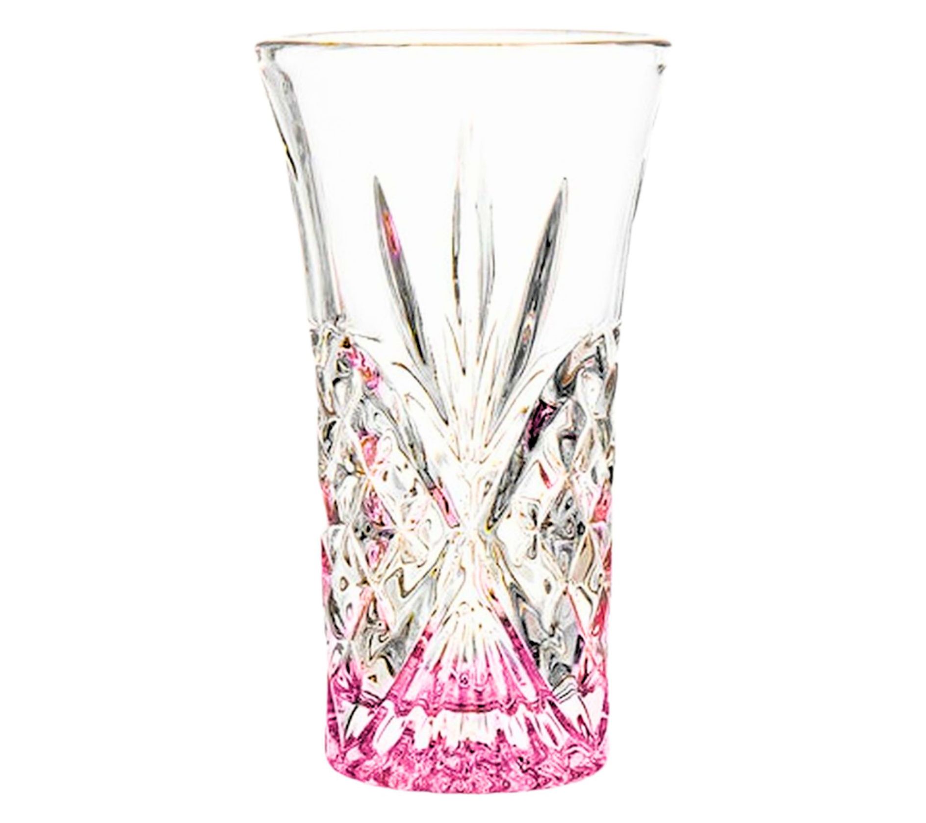 Godinger Dublin Crystal Pink Shooters, Set of 6 - QVC.com