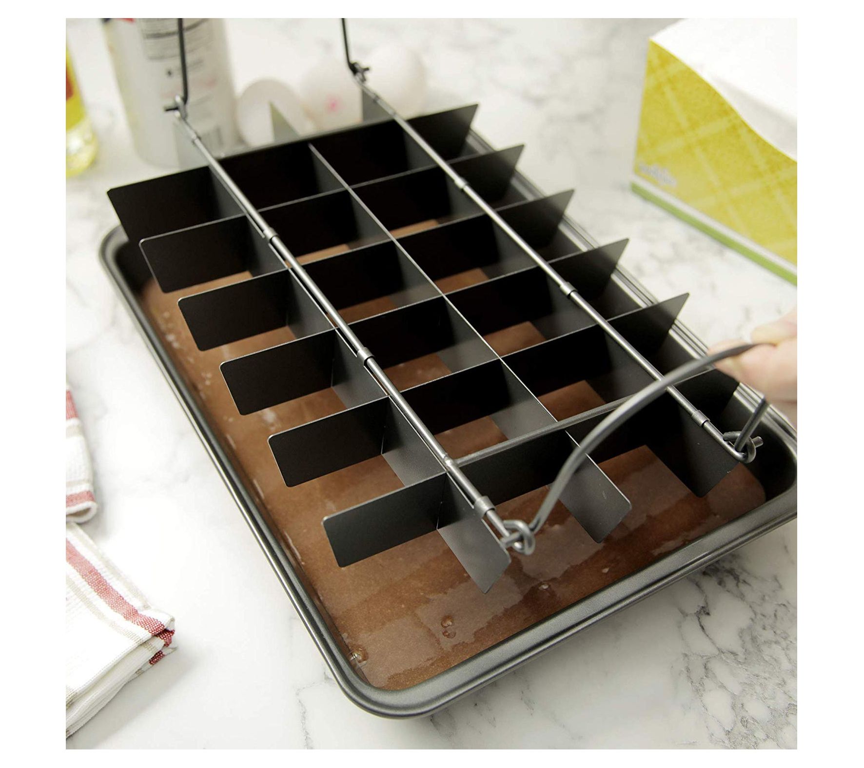 Elbee Home Professional Brownie Baking Pan - QVC.com
