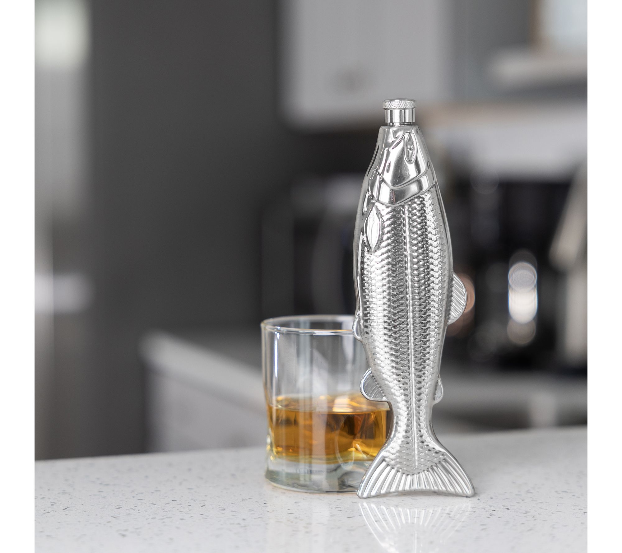 Outset Fish Flask - QVC.com