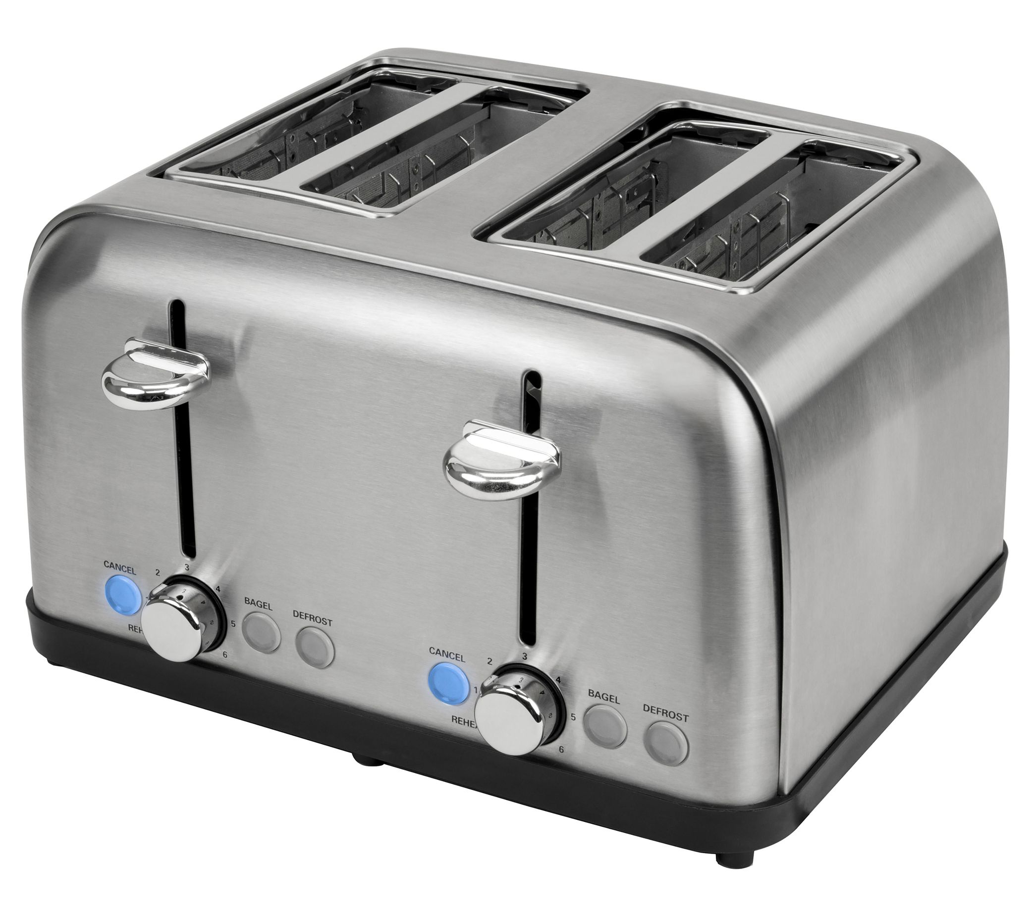 Homecraft 4-Slice Stainless Steel Toaster - QVC.com
