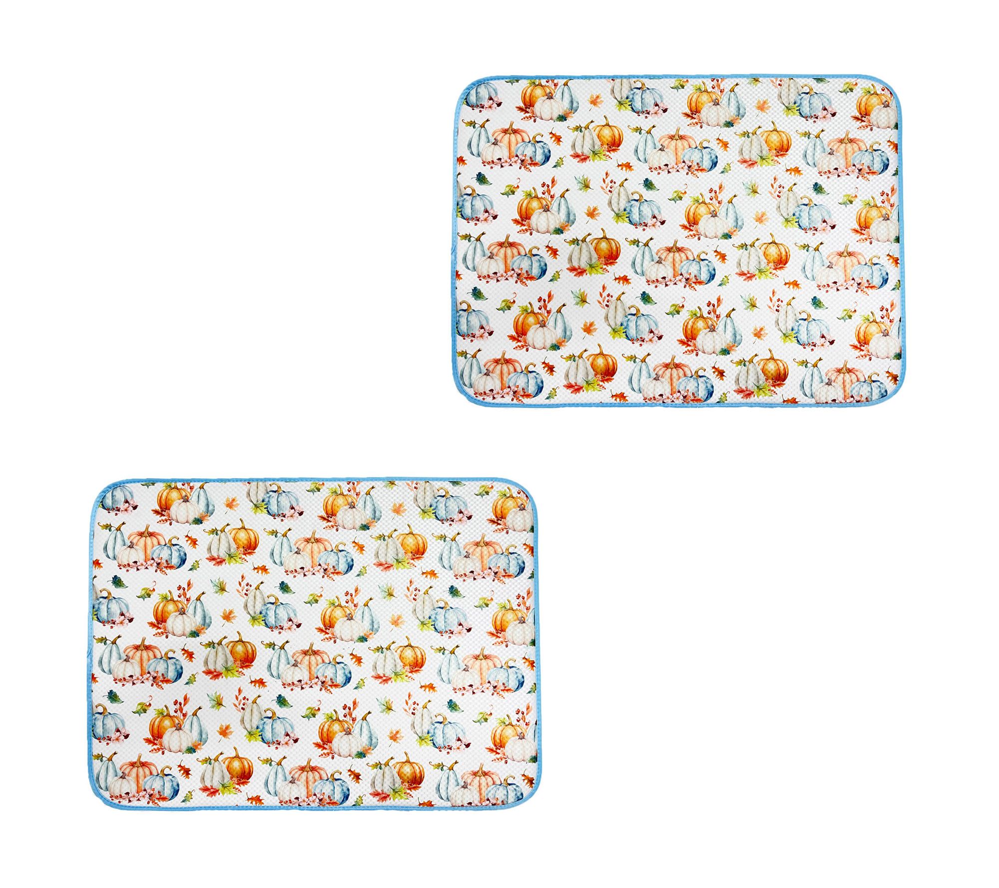 "As Is" Temp-tations Thanks & Giving Reversible Drying Mats - QVC.com