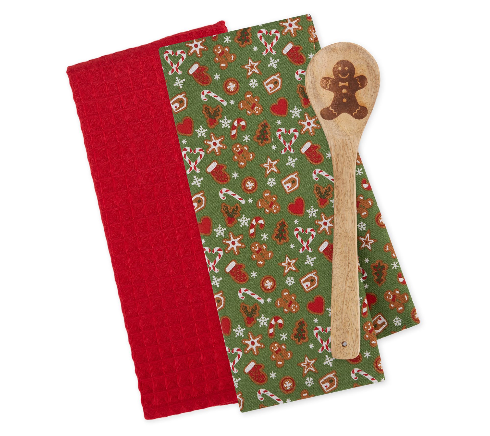 Design Imports Gingerbread Man Kitchen Gift Set - QVC.com